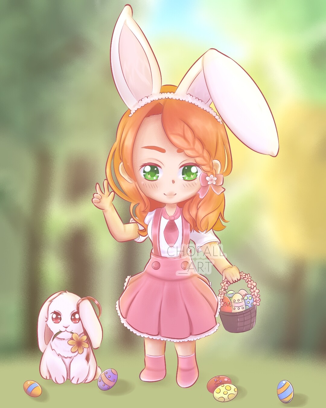 ArtStation - Ruby & Fluffy - Chibi