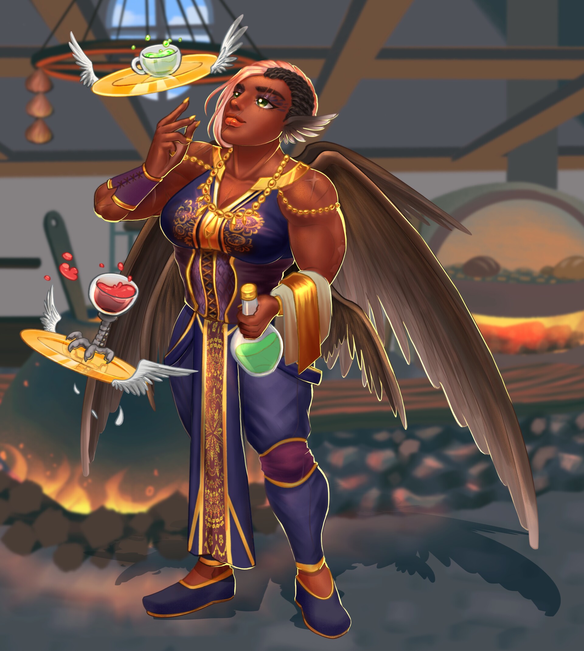 ArtStation - Seraph (Render, Character Concept) for 'Enchantea'