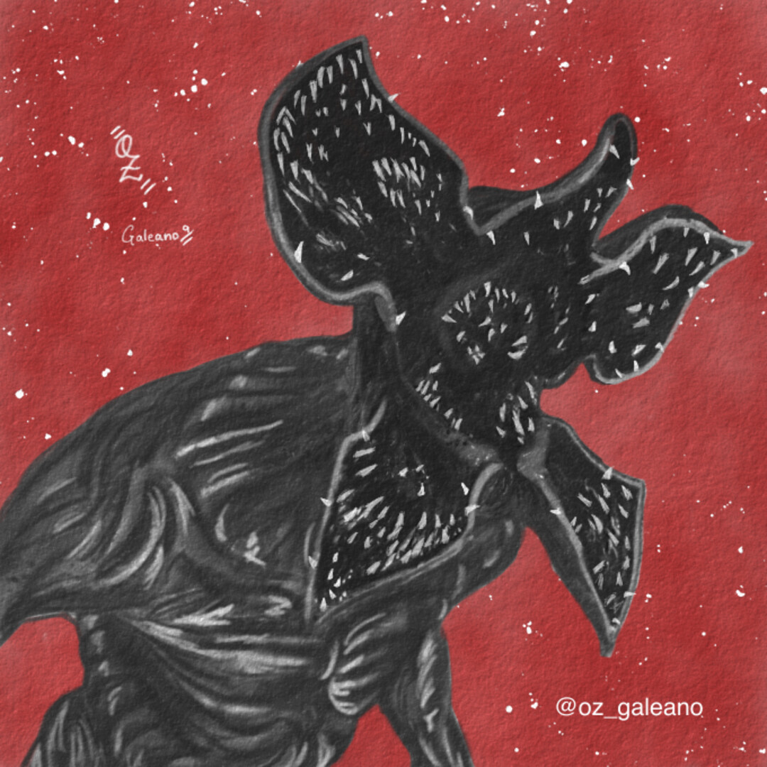ArtStation - Demogorgon drawing Oz Galeano