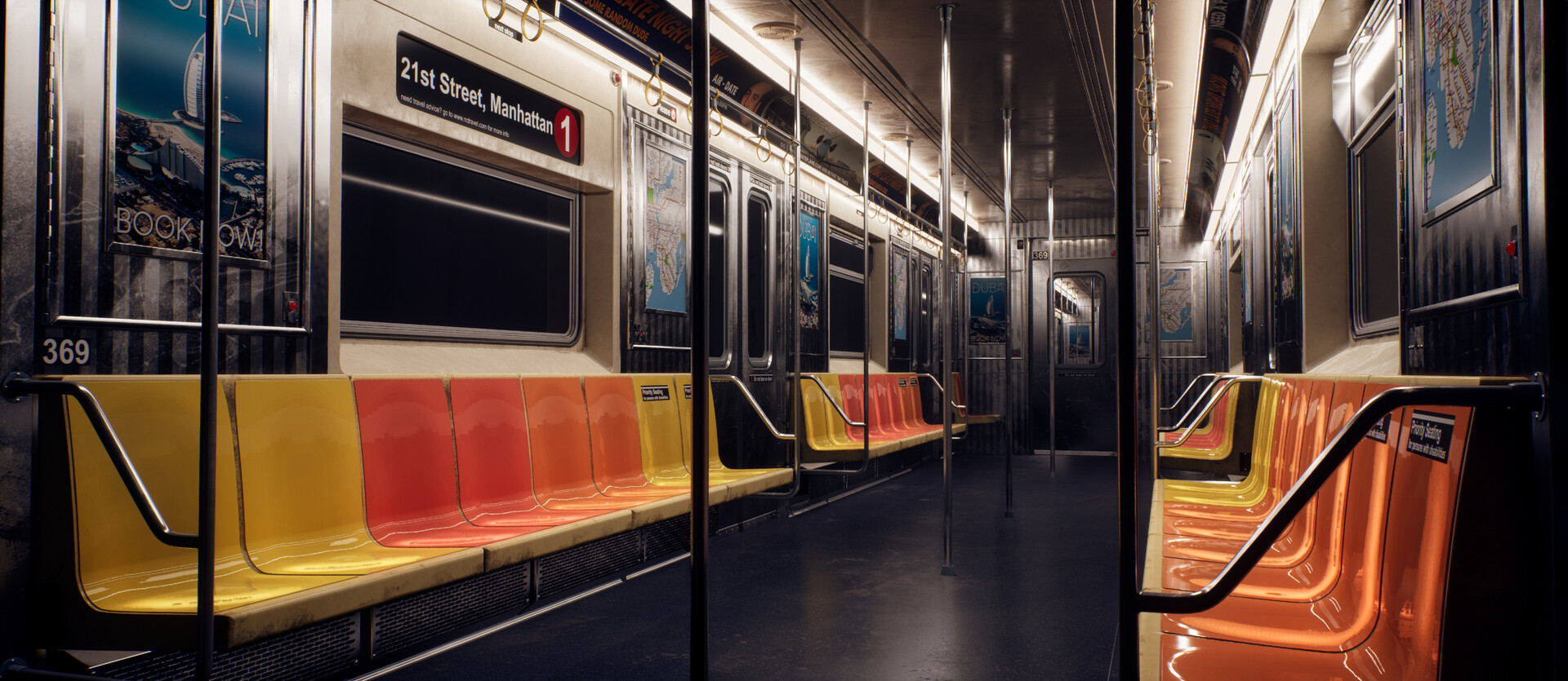 ArtStation - Metro Train Interior Tutorial