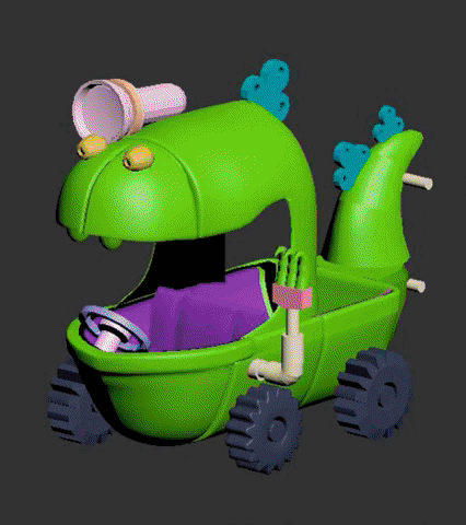 Rugrats Reptar Wagon Toy