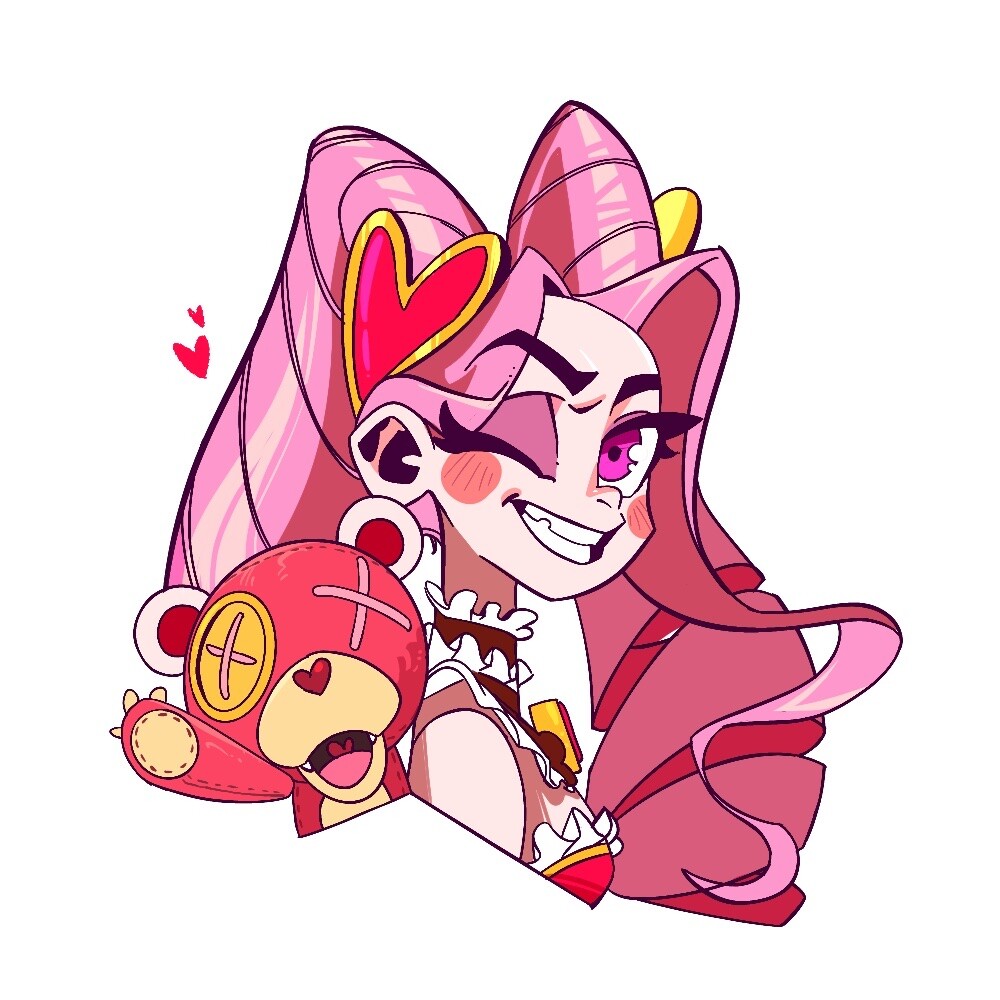 ArtStation - heartseeker jinx fanart