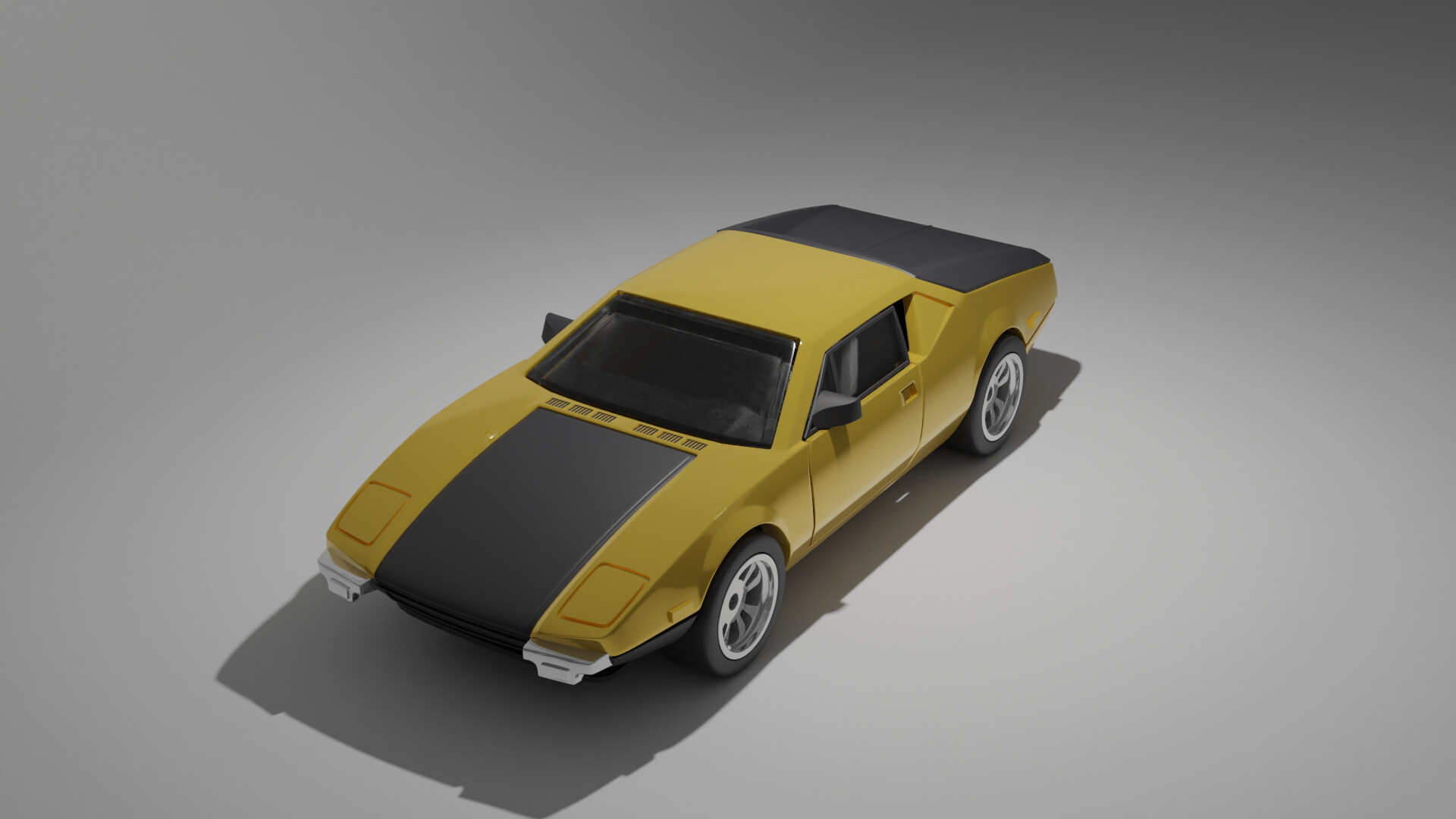 ArtStation - 1/64 de tomaso pantera model