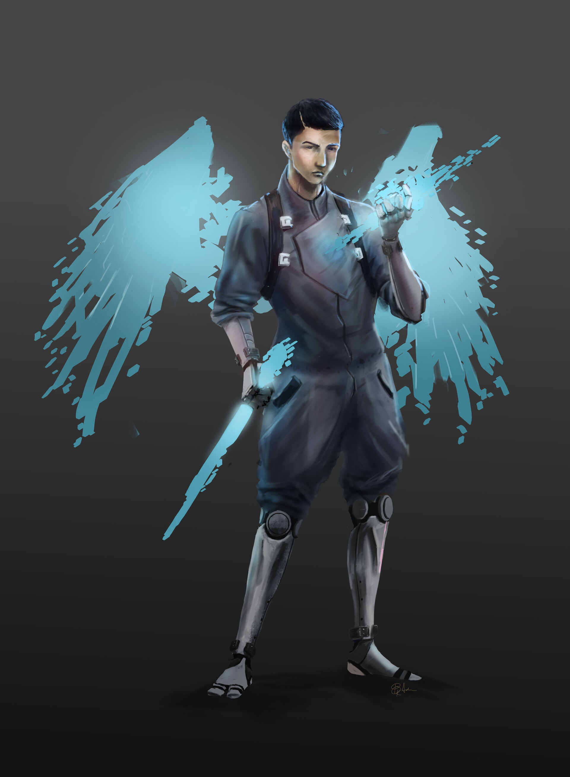 ArtStation - Cyber Angel Concept