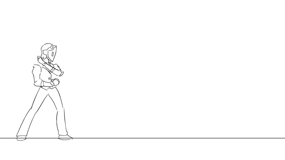 ArtStation - triple kick test