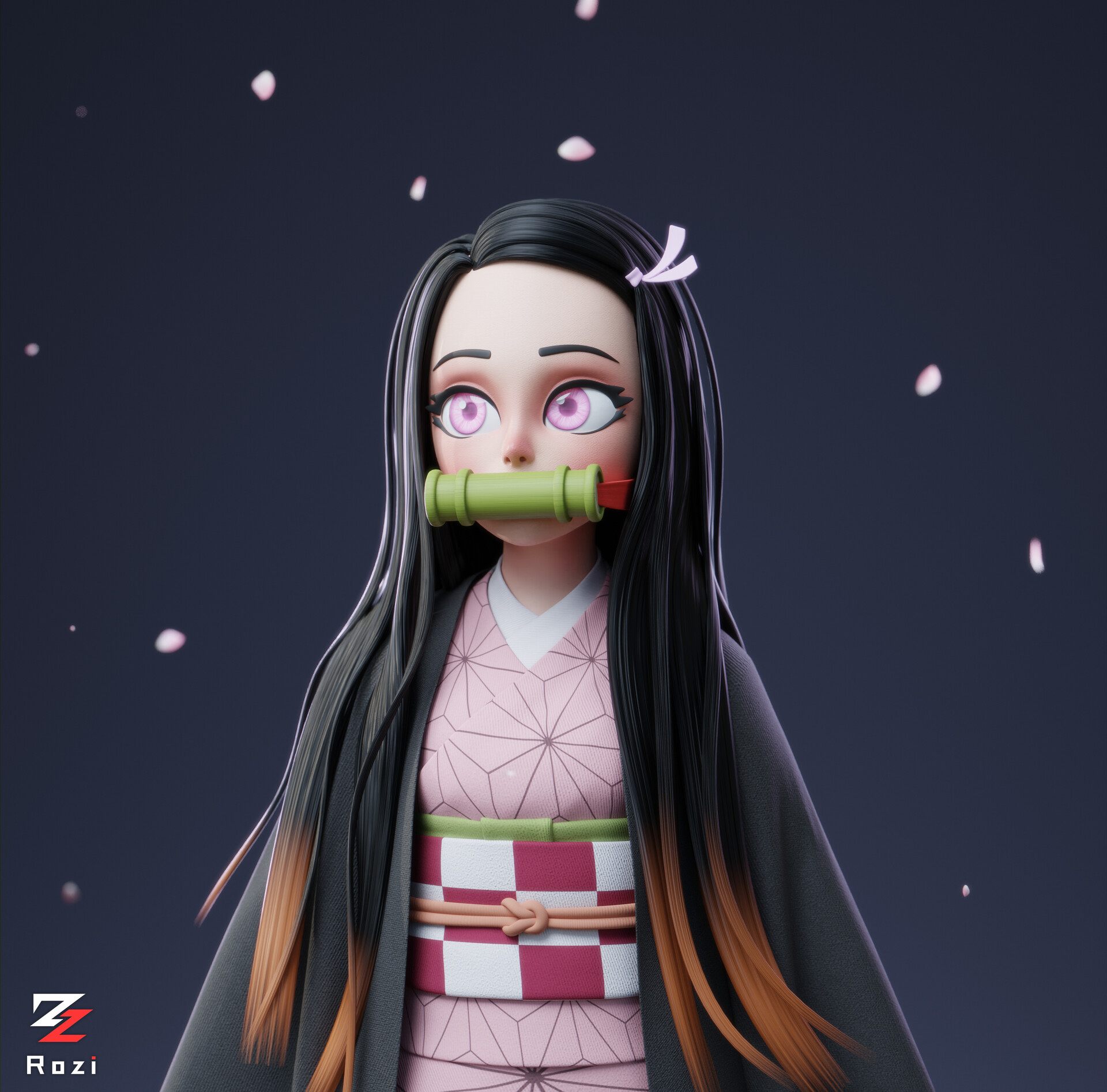 ArtStation - Nezuko Fan Art