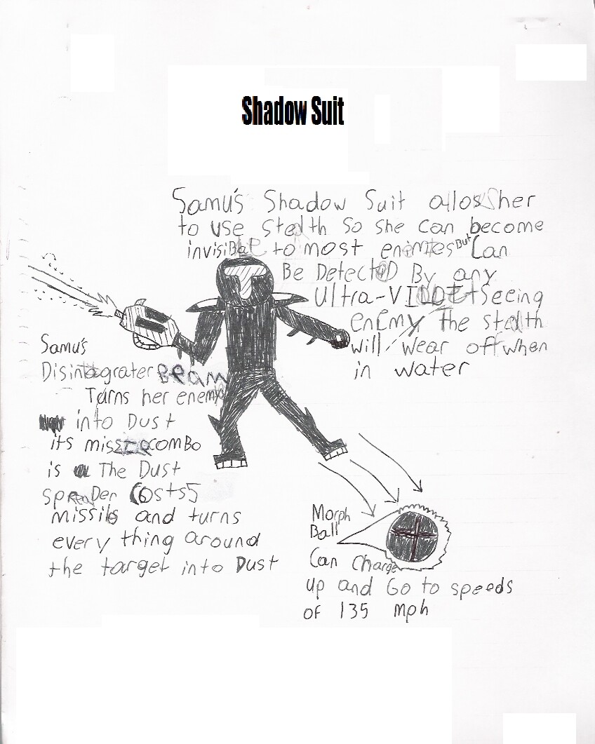 Adam Malkovich - Shadow Suit (Metroid Prime 3 Concept Art)