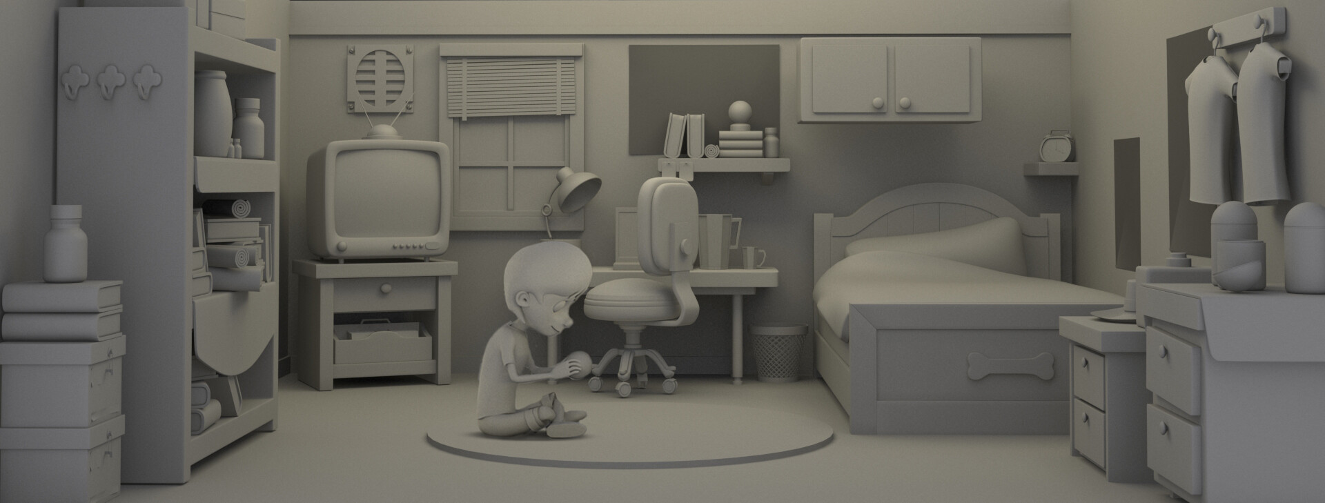 ArtStation - Cartoon Room