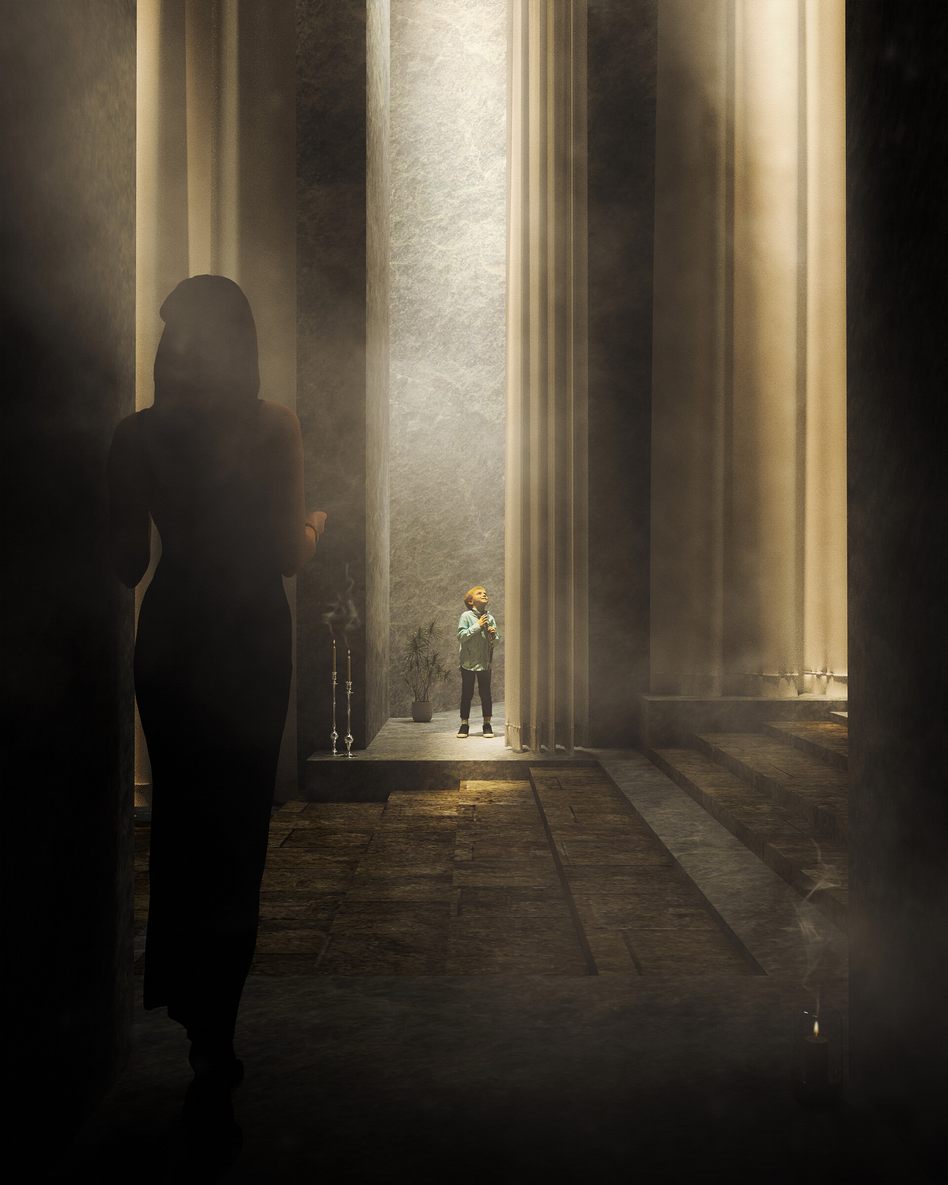 ArtStation - THE MEDITATION CELLS