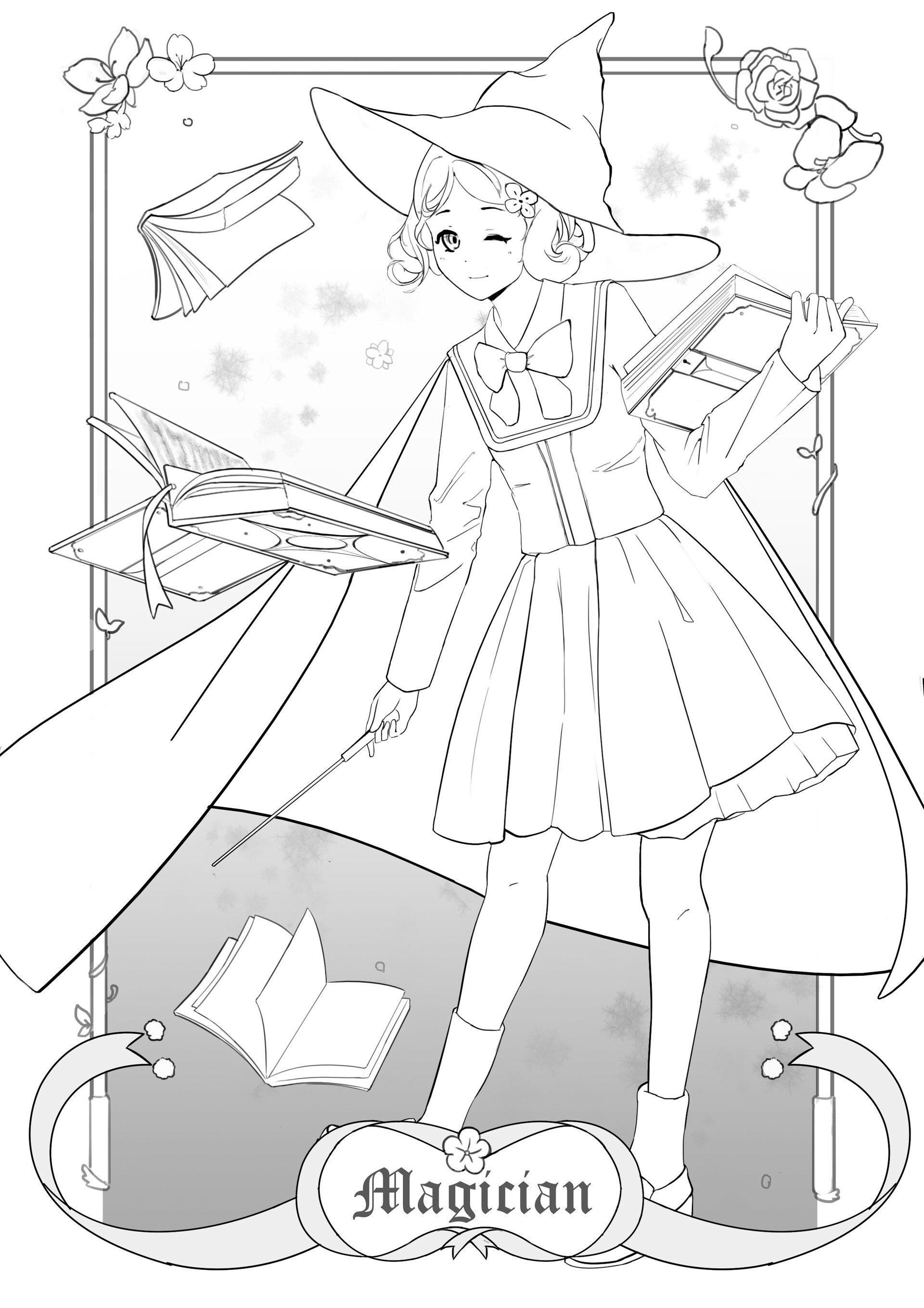 ArtStation - mahou shoujo 魔法少女