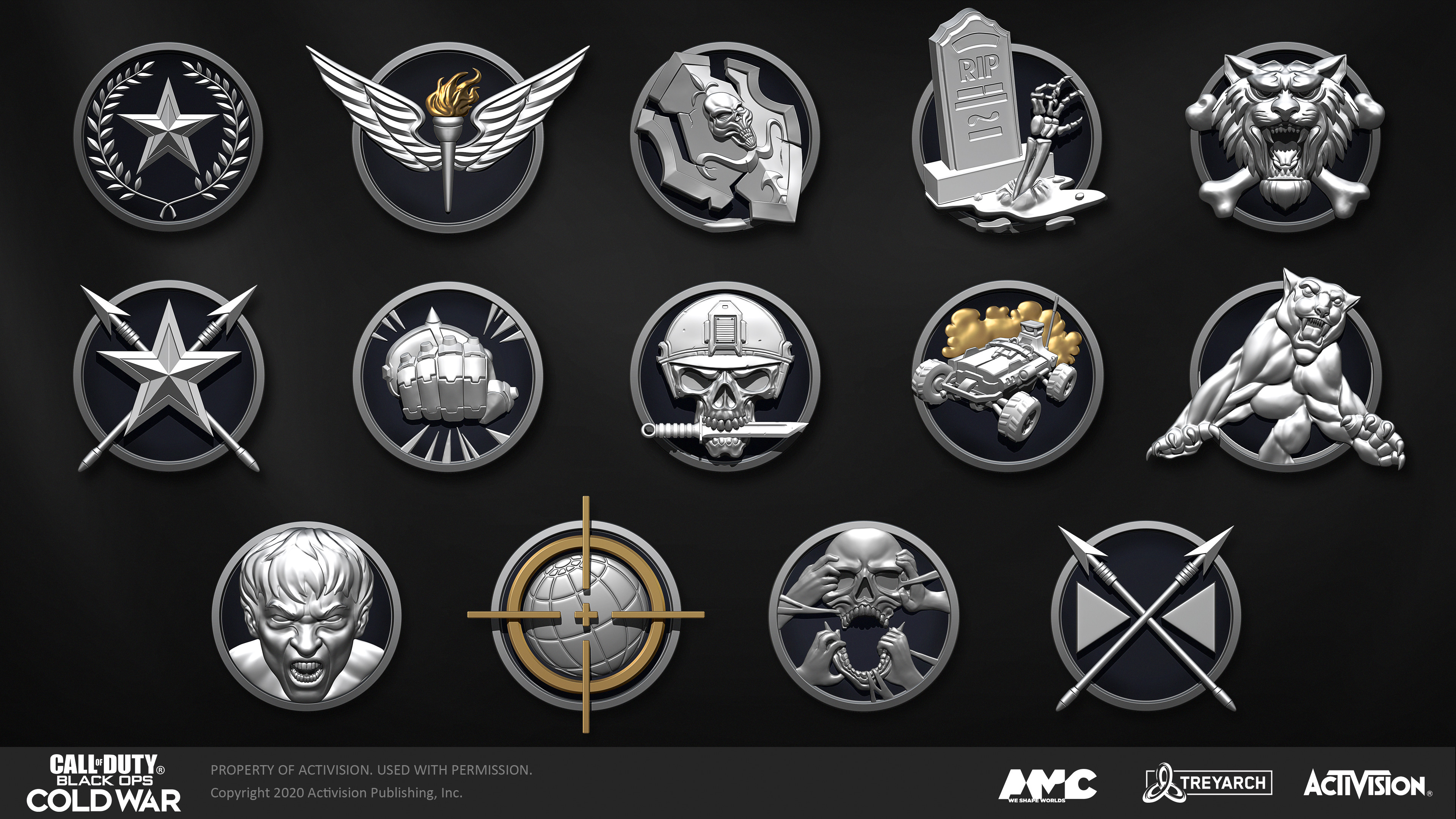 AMC Studio - Call of Duty: Black Ops Cold War - Medals