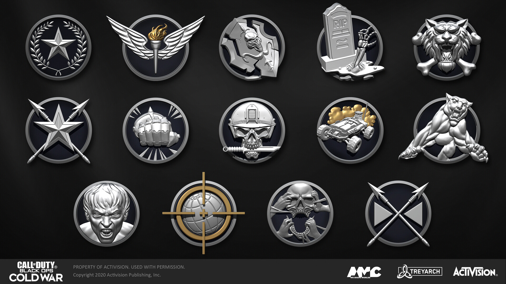 AMC Studio - Call of Duty: Black Ops Cold War - Medals