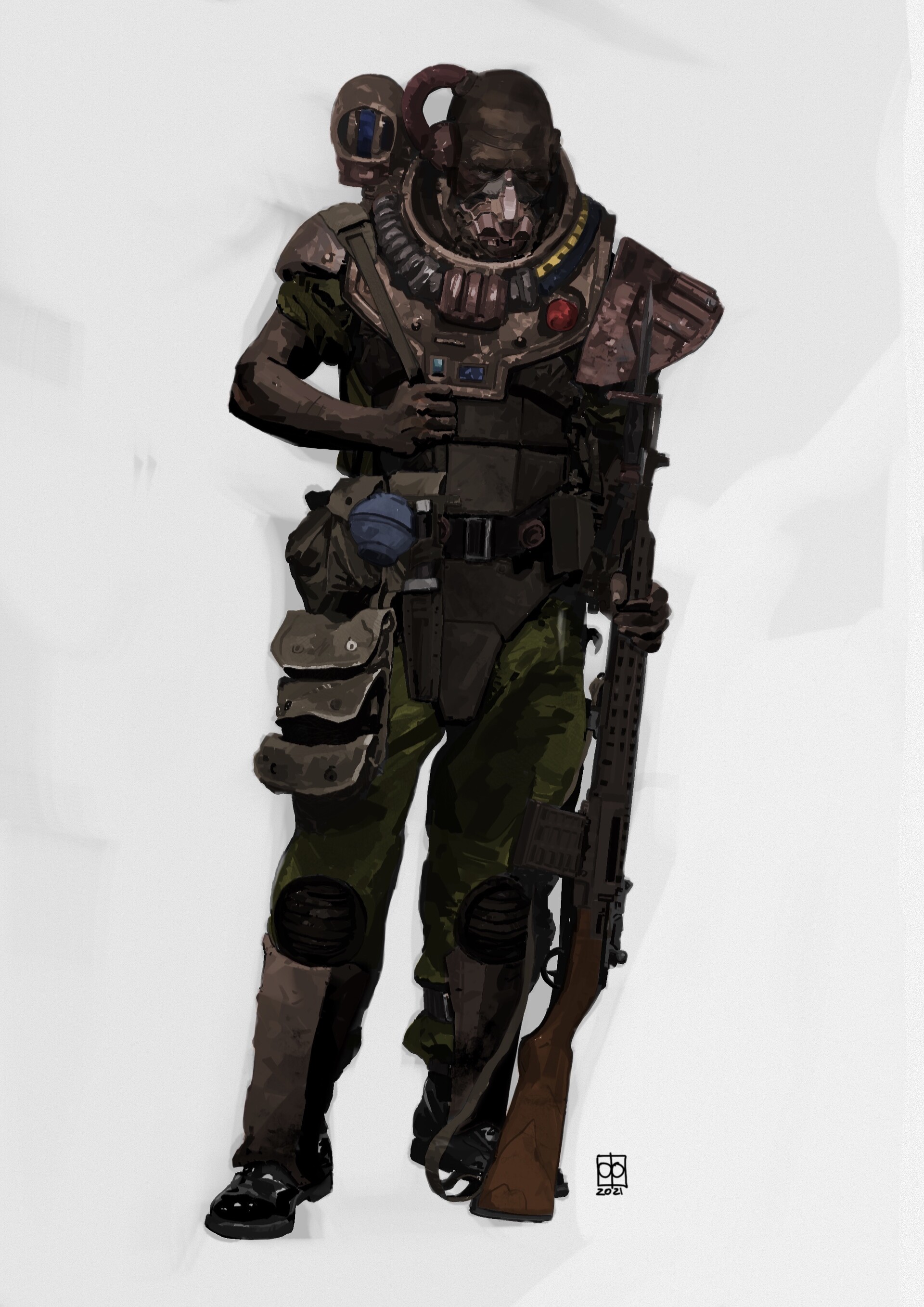 ArtStation - Imperial Guardsman.