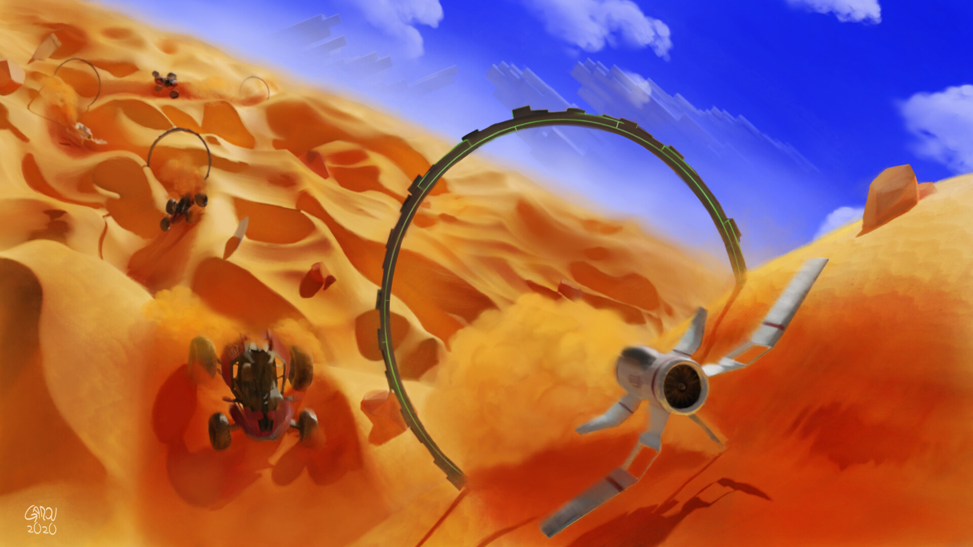 ArtStation - Desert Punk Racers