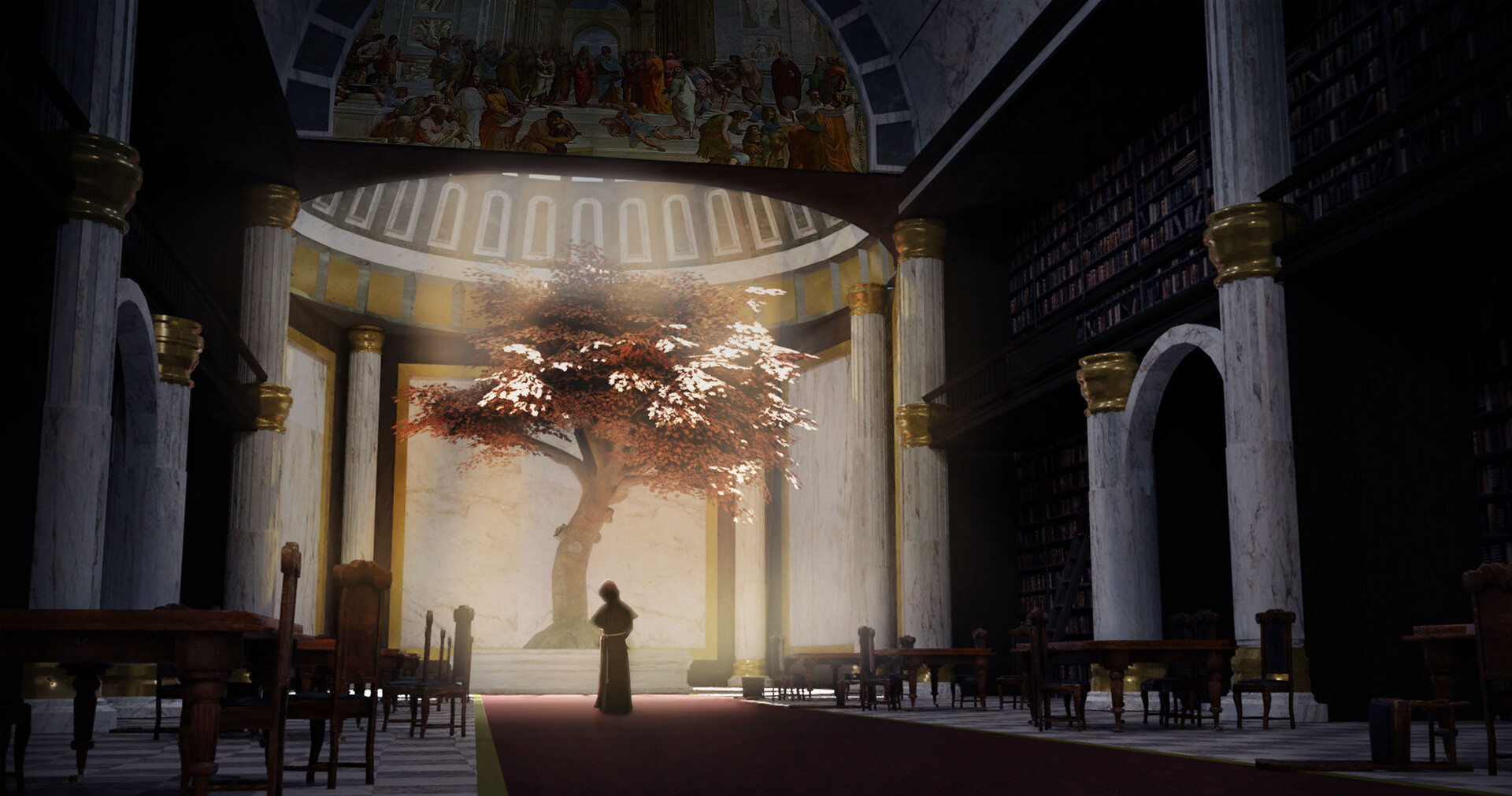 ArtStation - Ancient Library