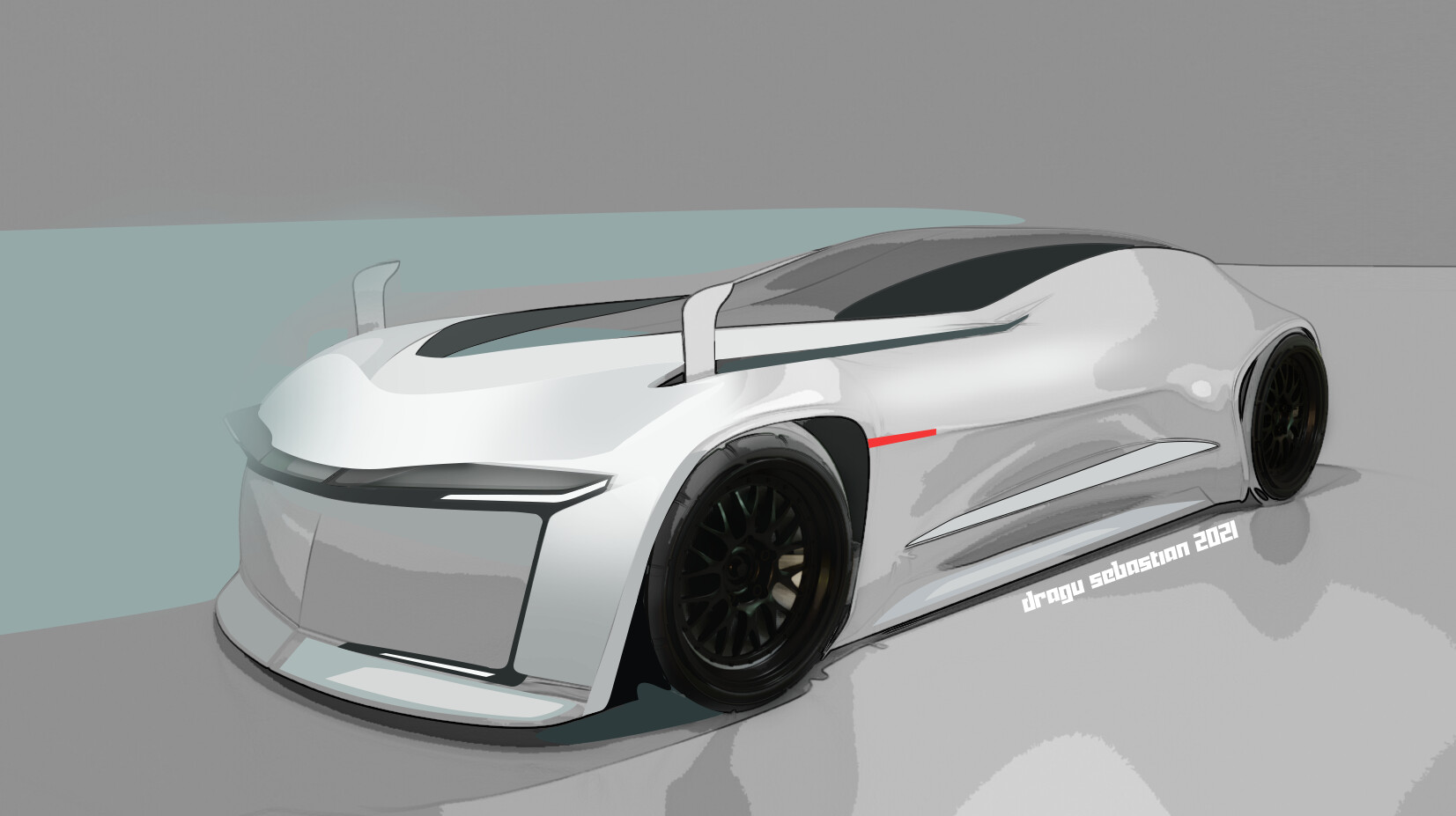 ArtStation - Tesla Gran Turismo