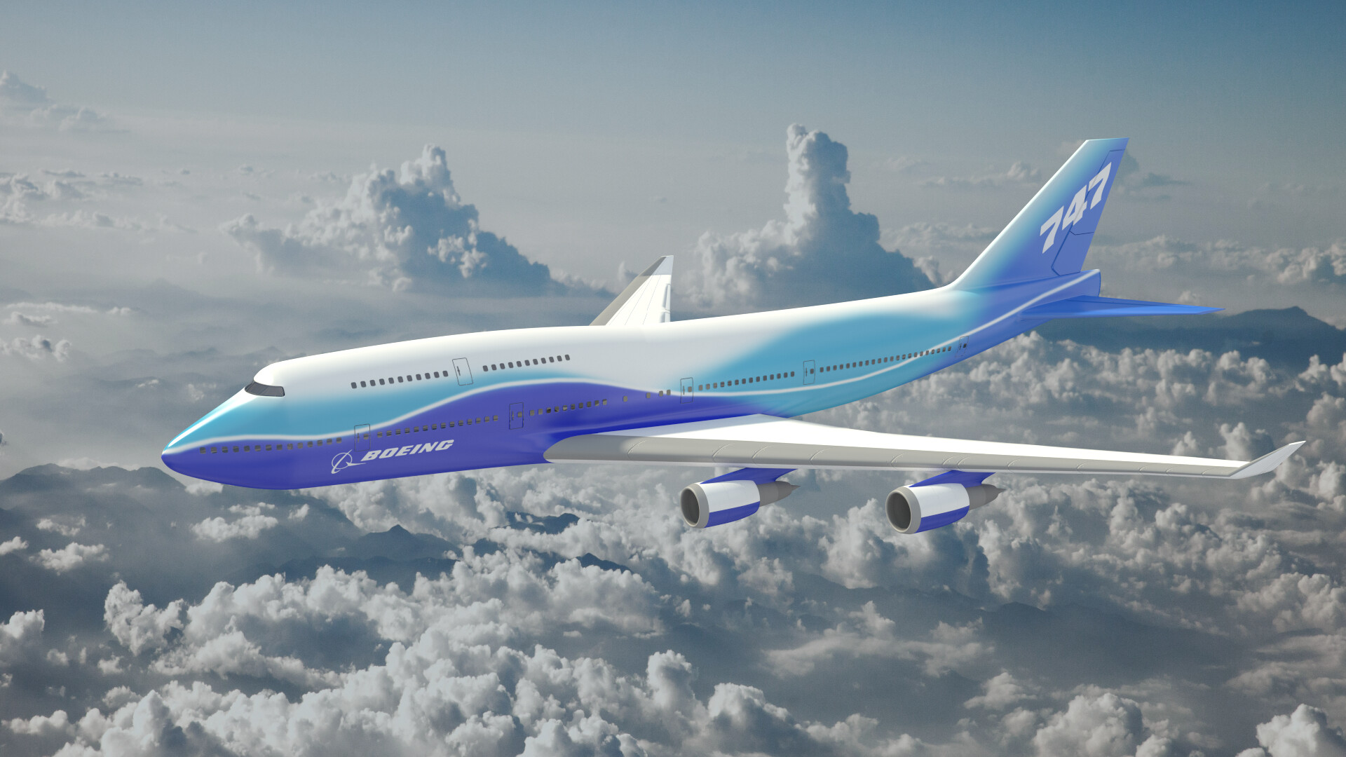 ArtStation - Boeing 747