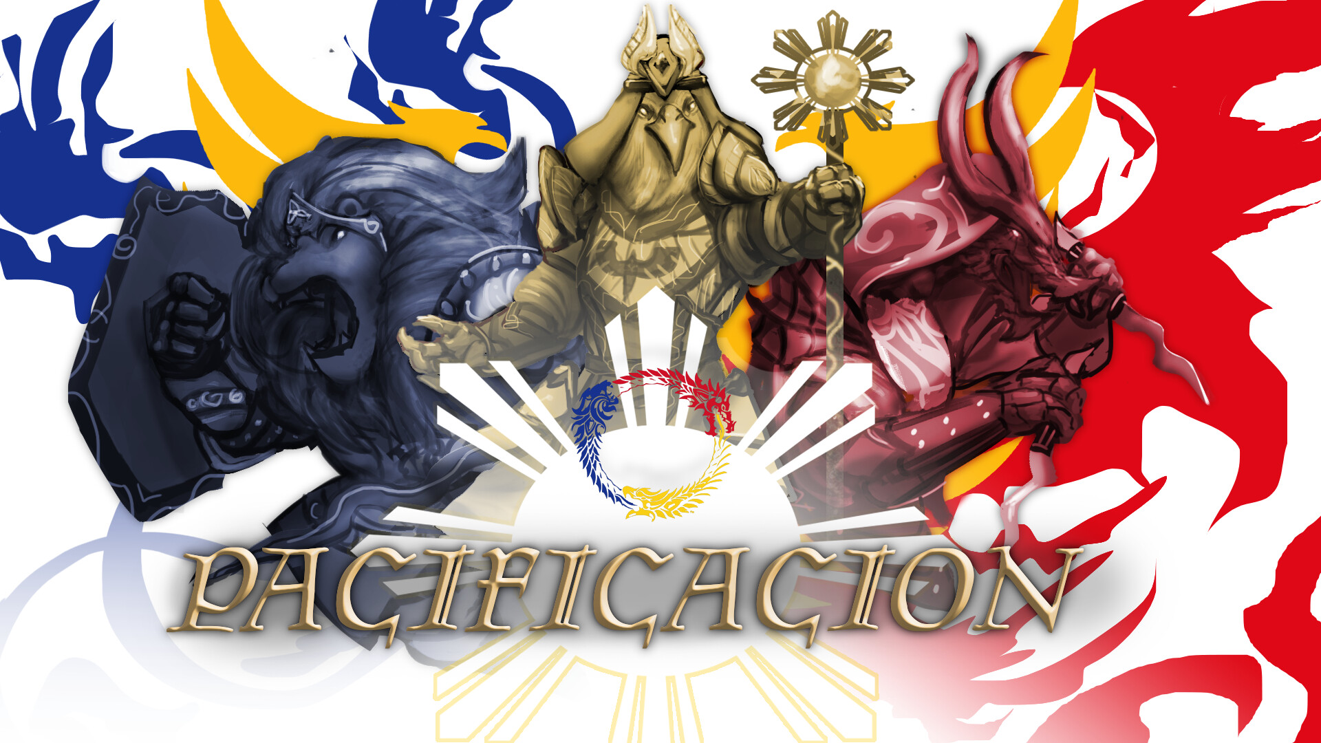 ArtStation - Banner Art Contest entry - Pacification Banner Contest
