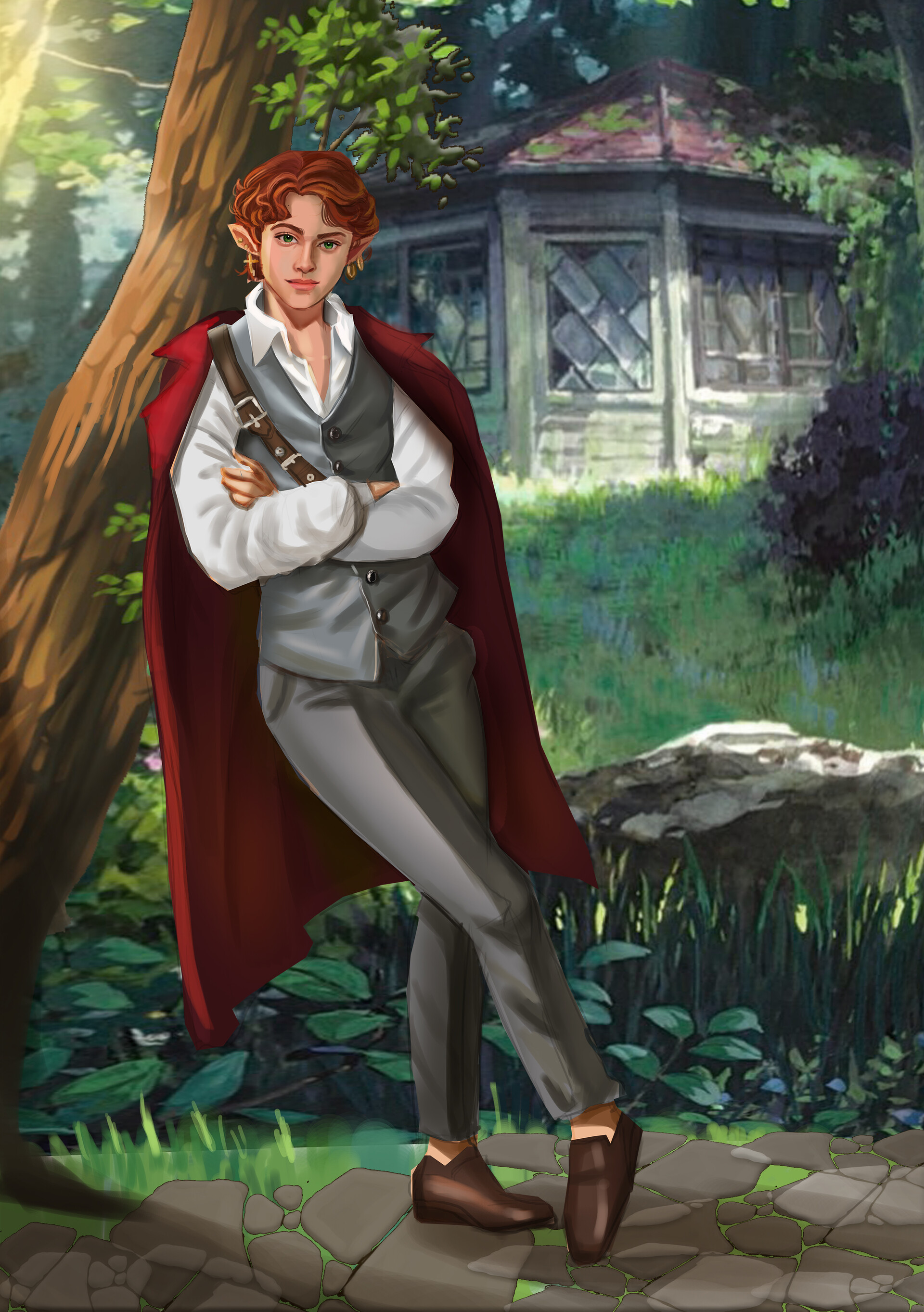 ArtStation - Character design - Androgynous elf