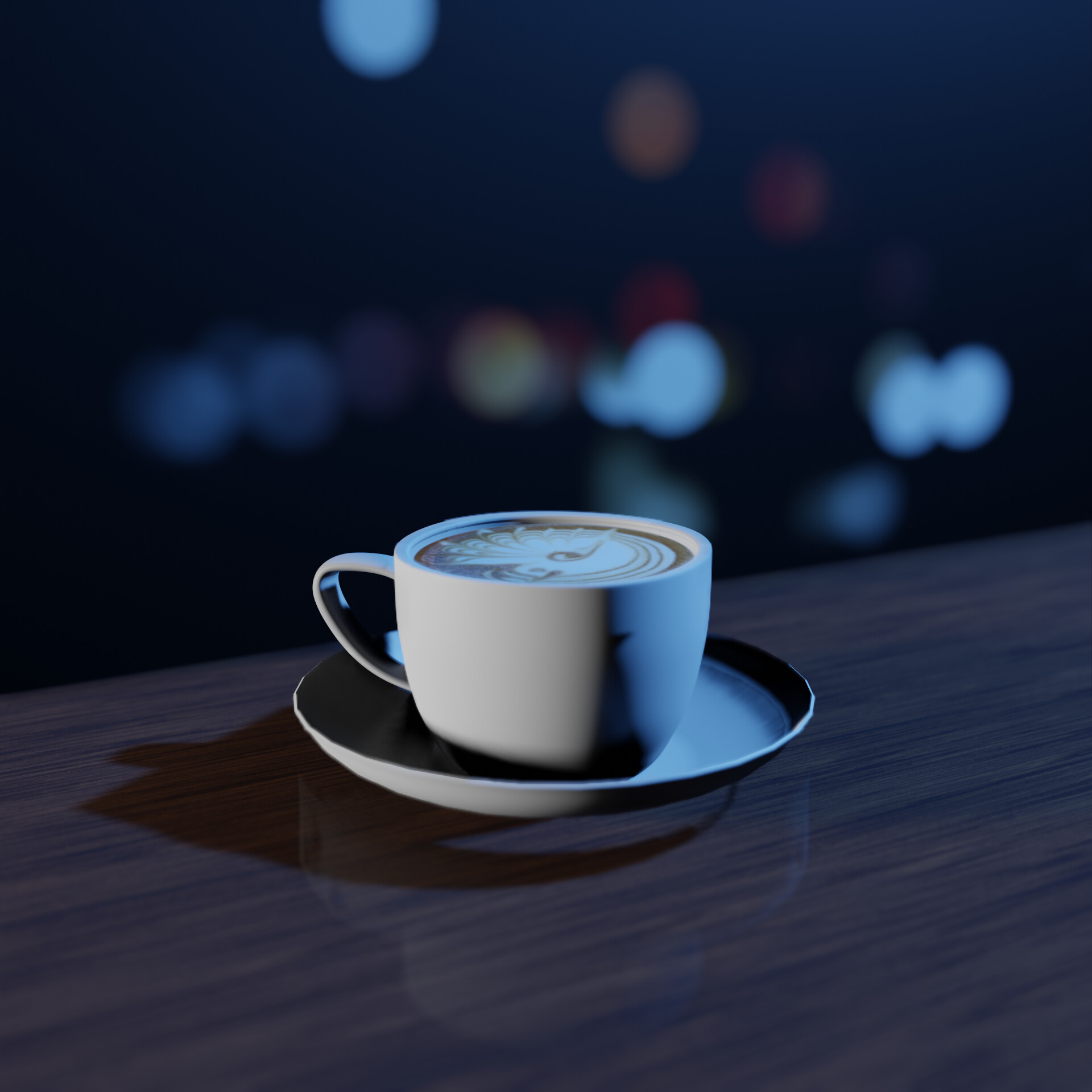 Abdudream - coffee cup 3d visualization