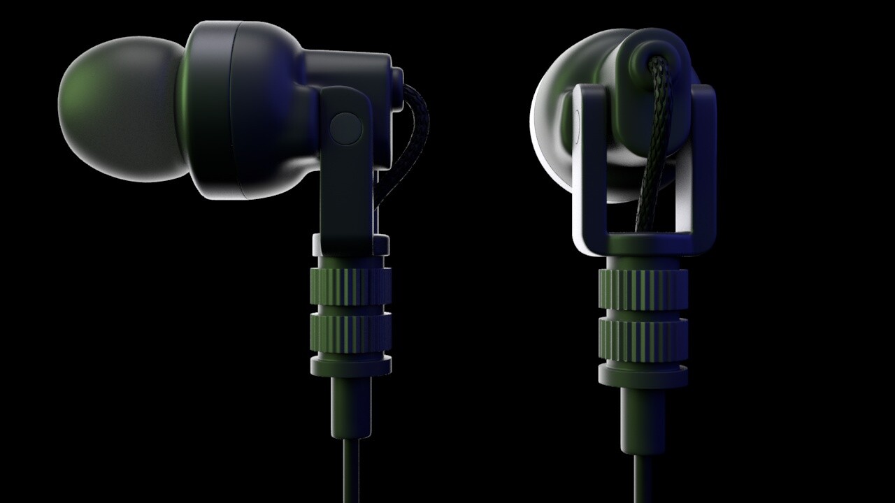 ArtStation - Earphone 3D Model