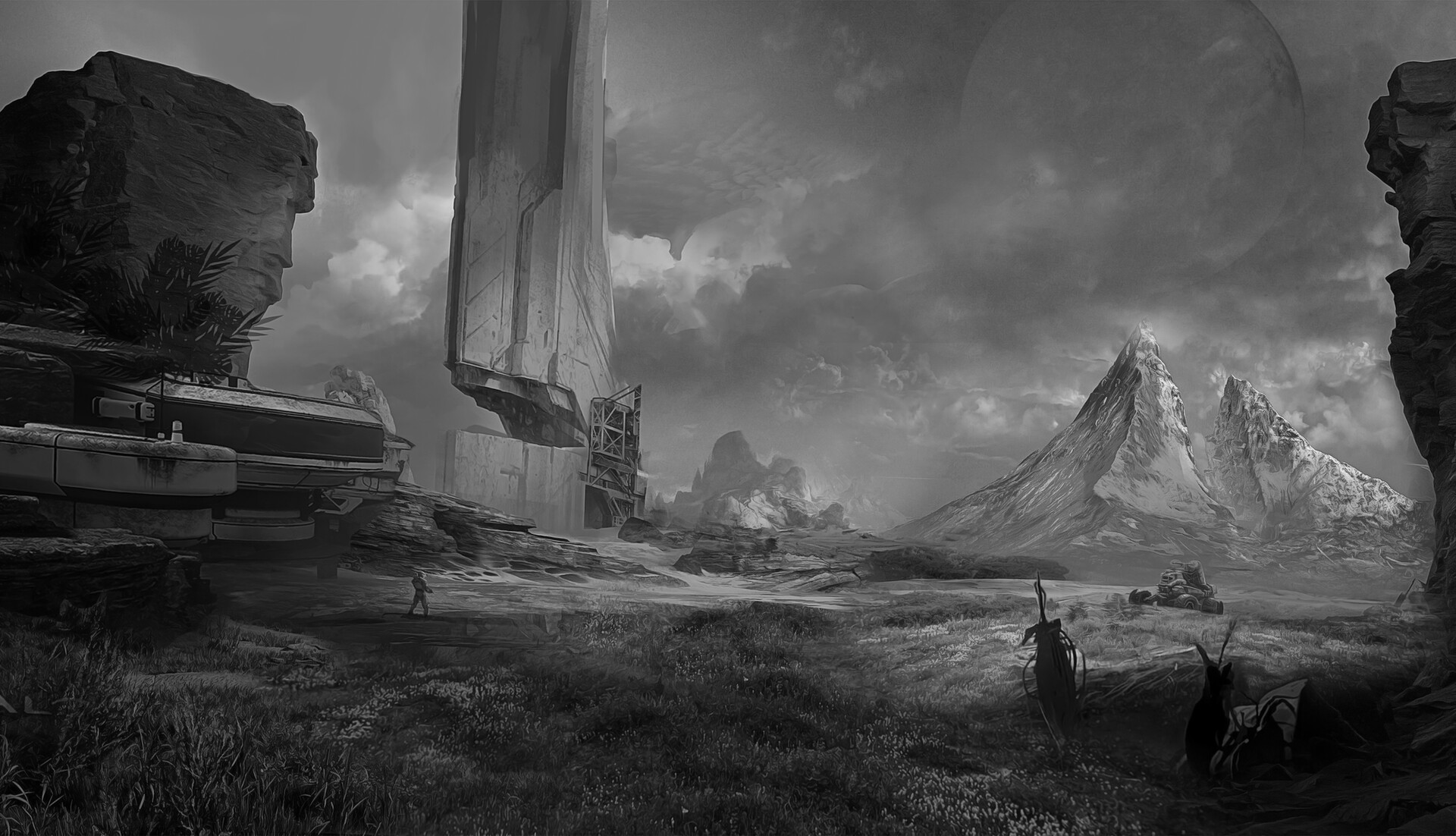 ArtStation - HALO environment sketches