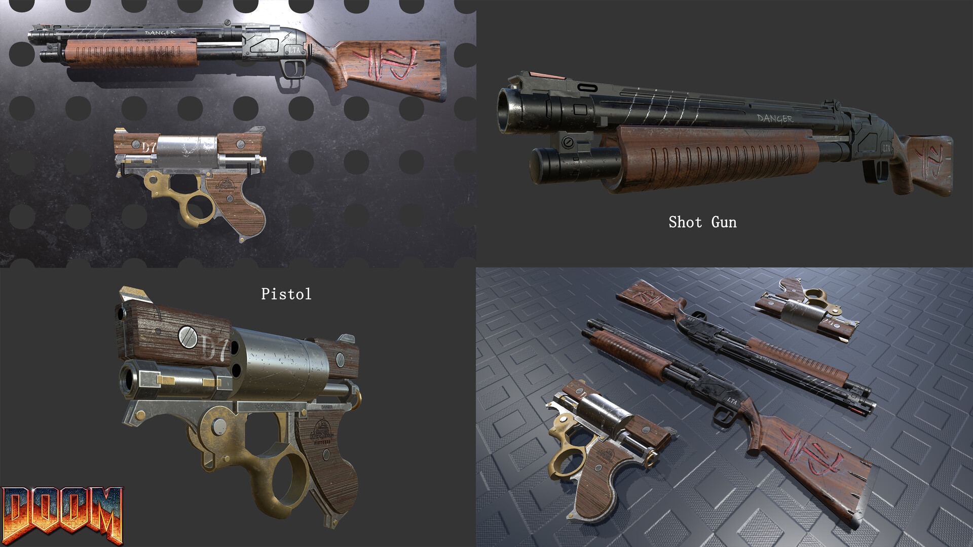 ArtStation - 2021学员枪械制作