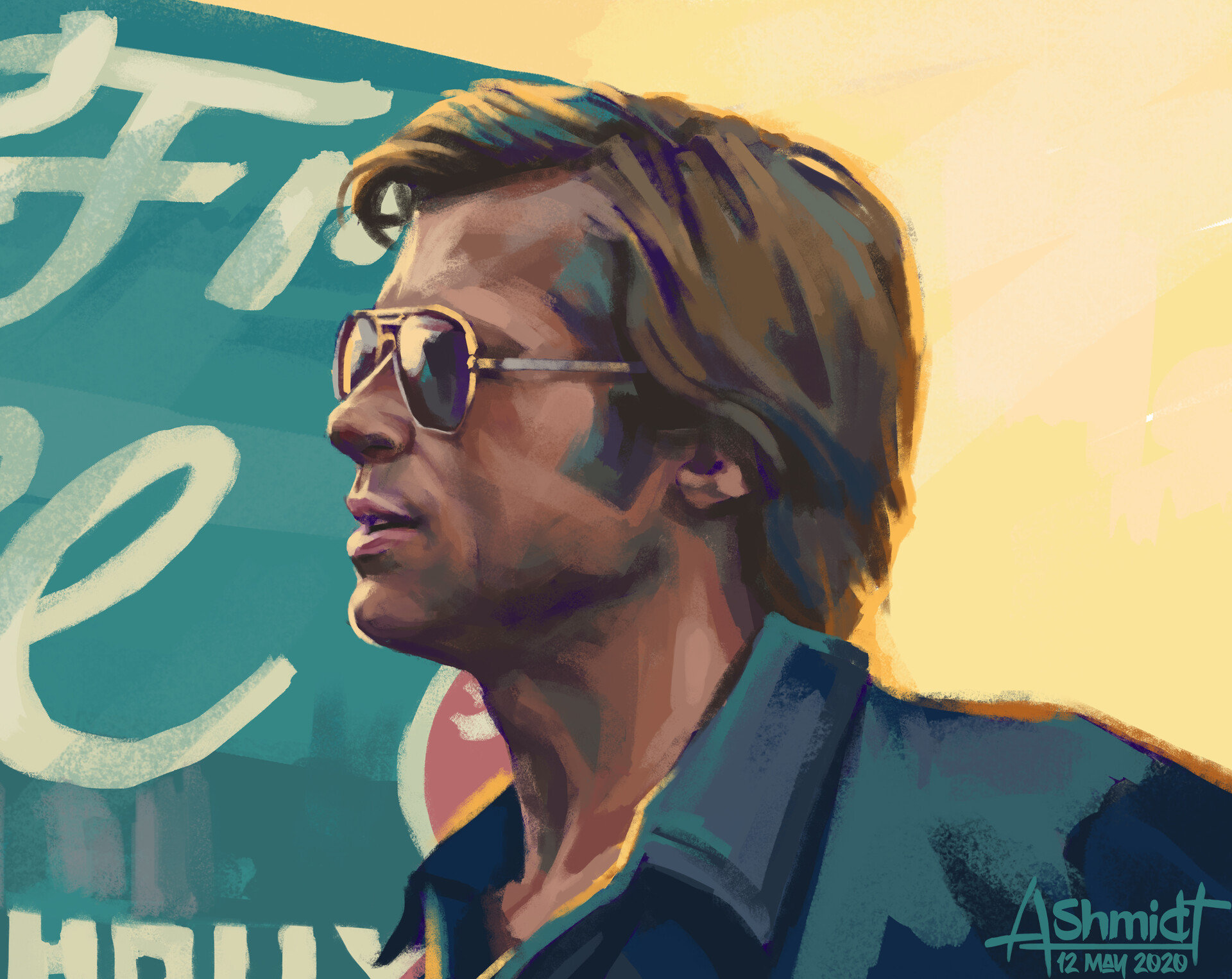 ArtStation - Brad Pitt