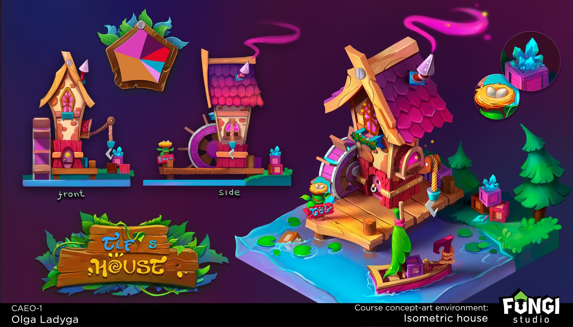 ArtStation - Elf's House