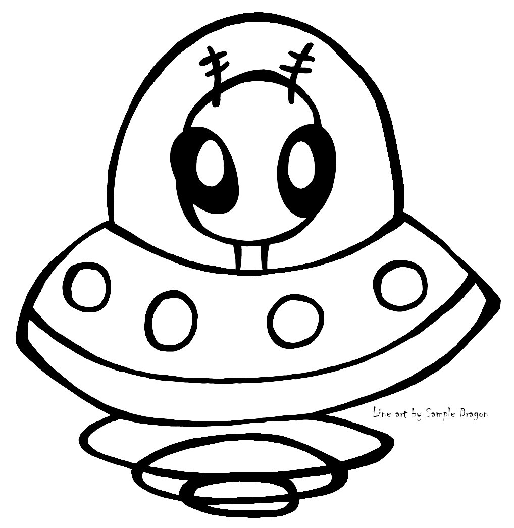 free ufo coloring pages