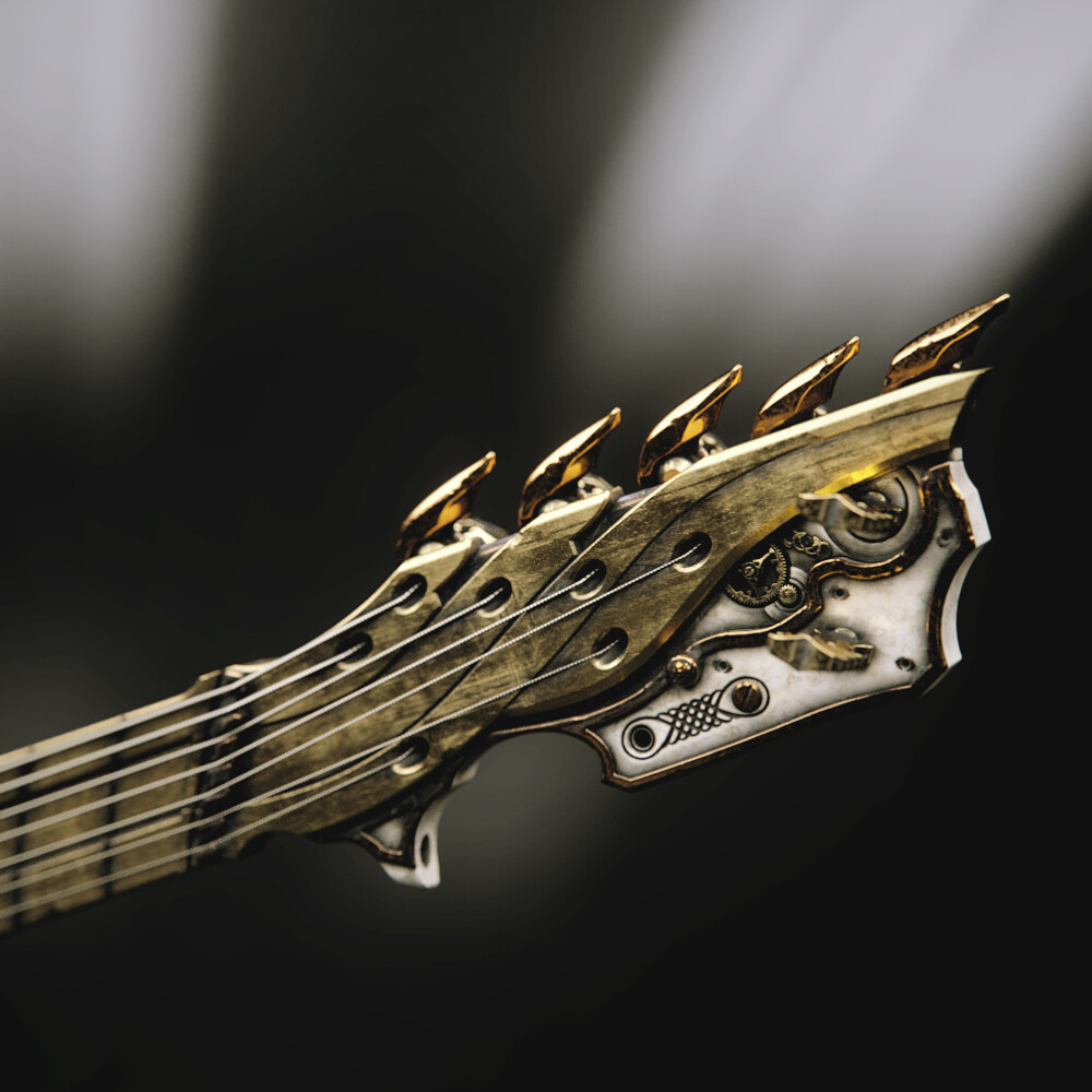 Clockwork Lute - Mortal Shell: Virtuous Cycle by Vitaly Bulgarov