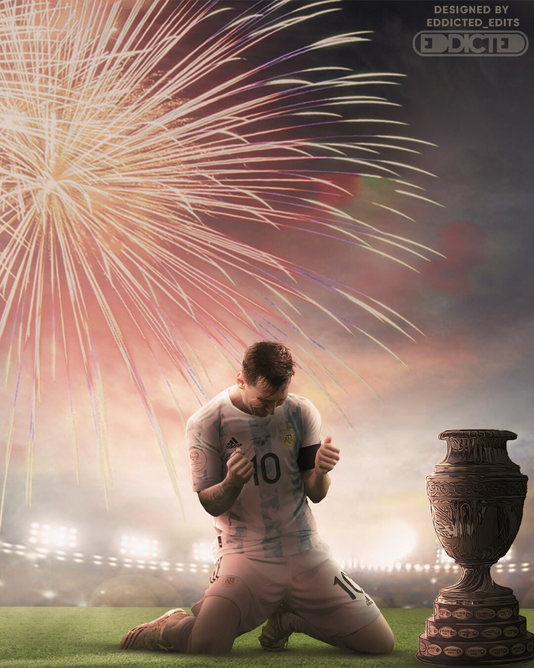 ArtStation - MESSI WON COPA AMERICA CUP