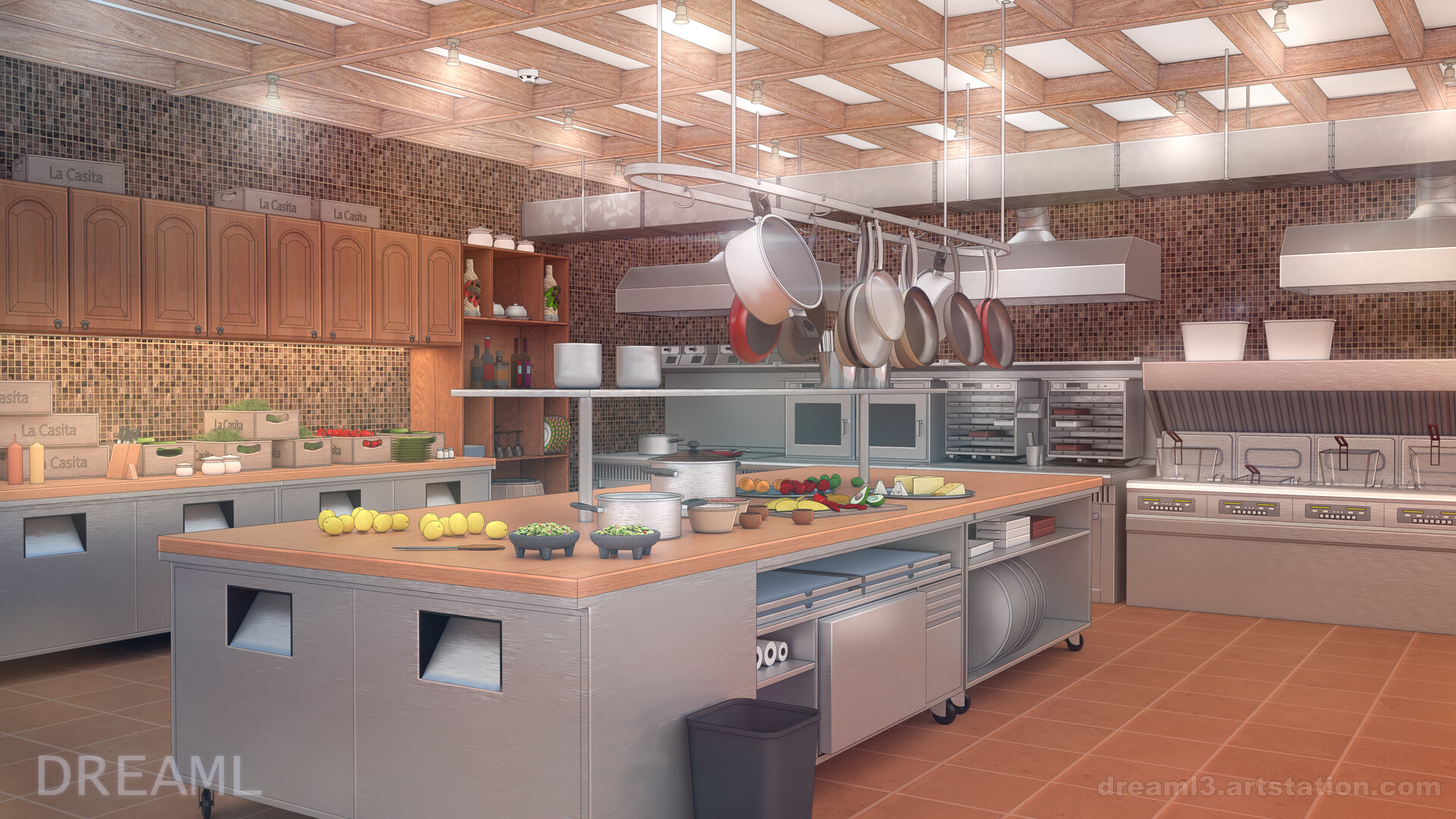 ArtStation - Background to the visual novel