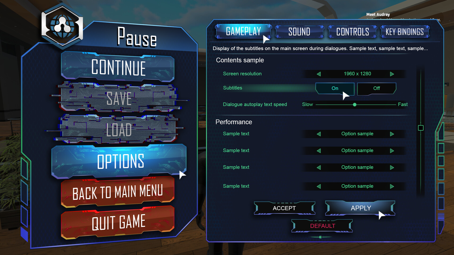 Ihnat Lutskyi - Project "Clarity", User Interface artwork