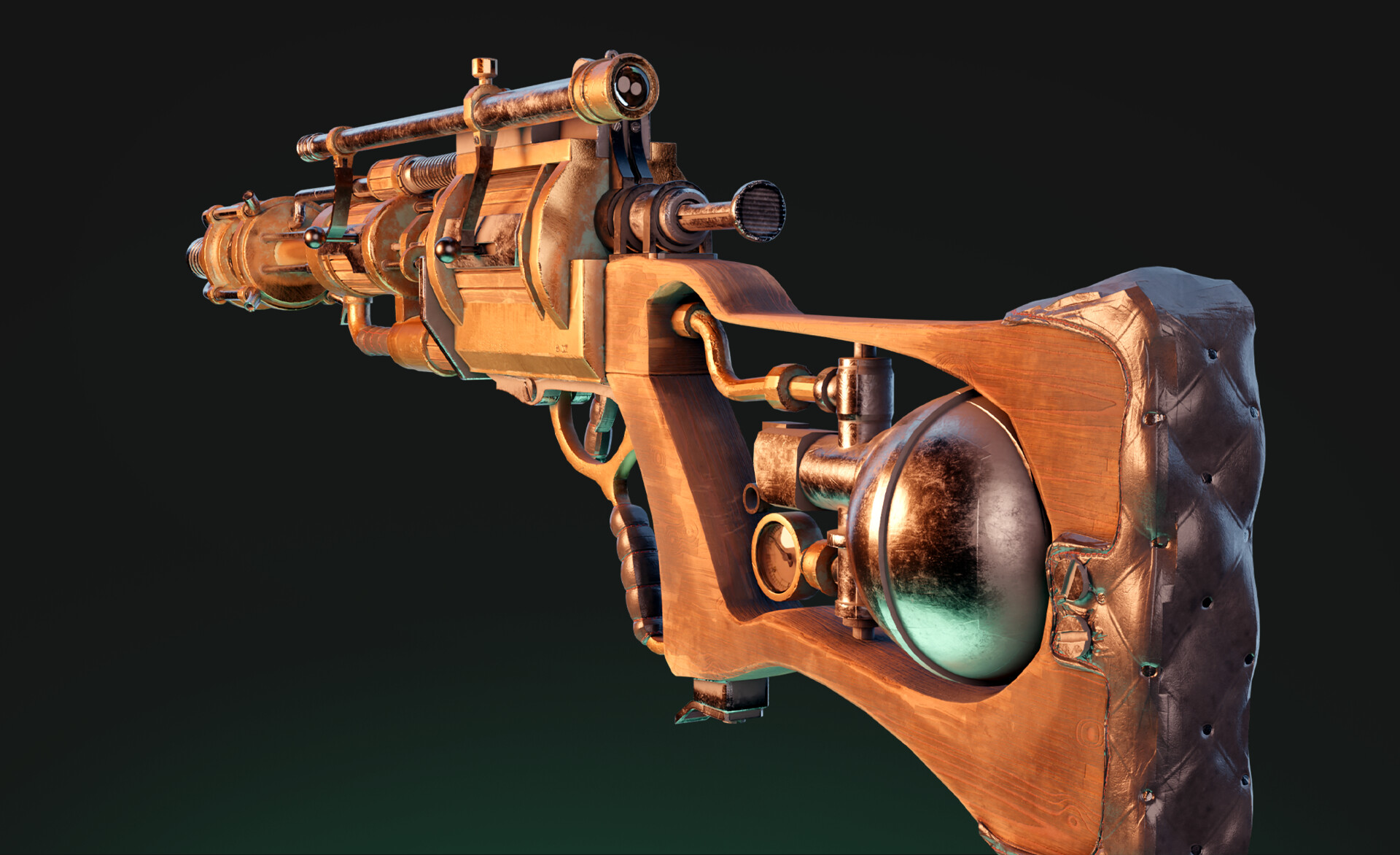 Yonatan Mantzur - Steampunk Sniper Rifle