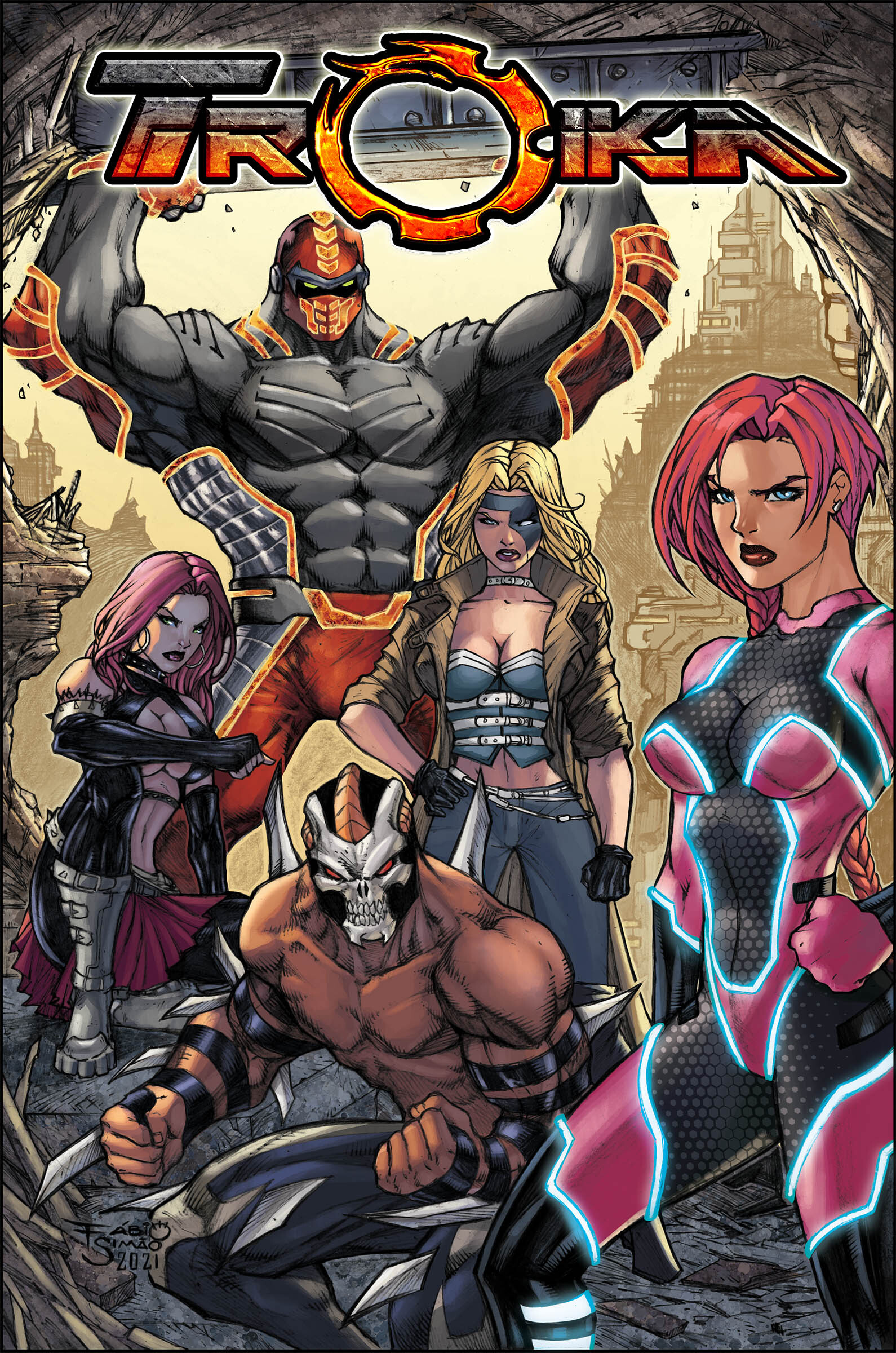 Fábio Simão - Troika - Pinup (Chameleon Studios Comics)