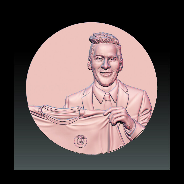 ArtStation - Messi - Paris saint germain - 2021