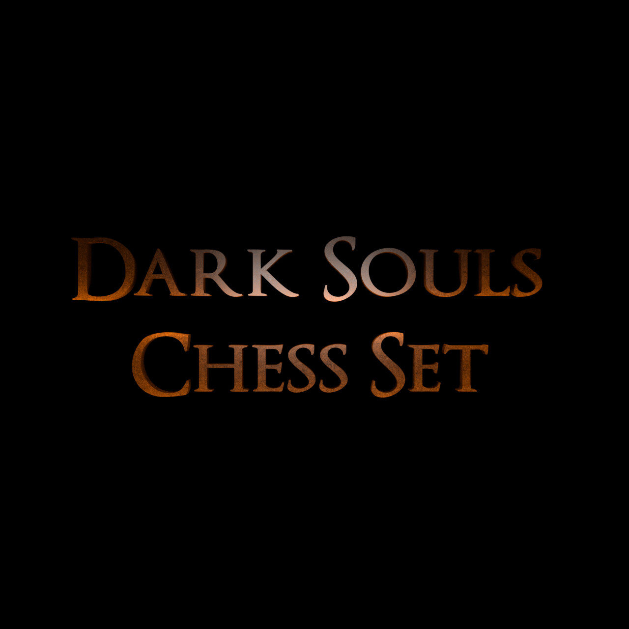 ArtStation - Dark Souls Inspired Chess Set