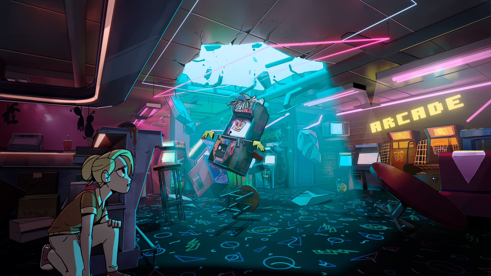 ArtStation - Stuck in the arcade