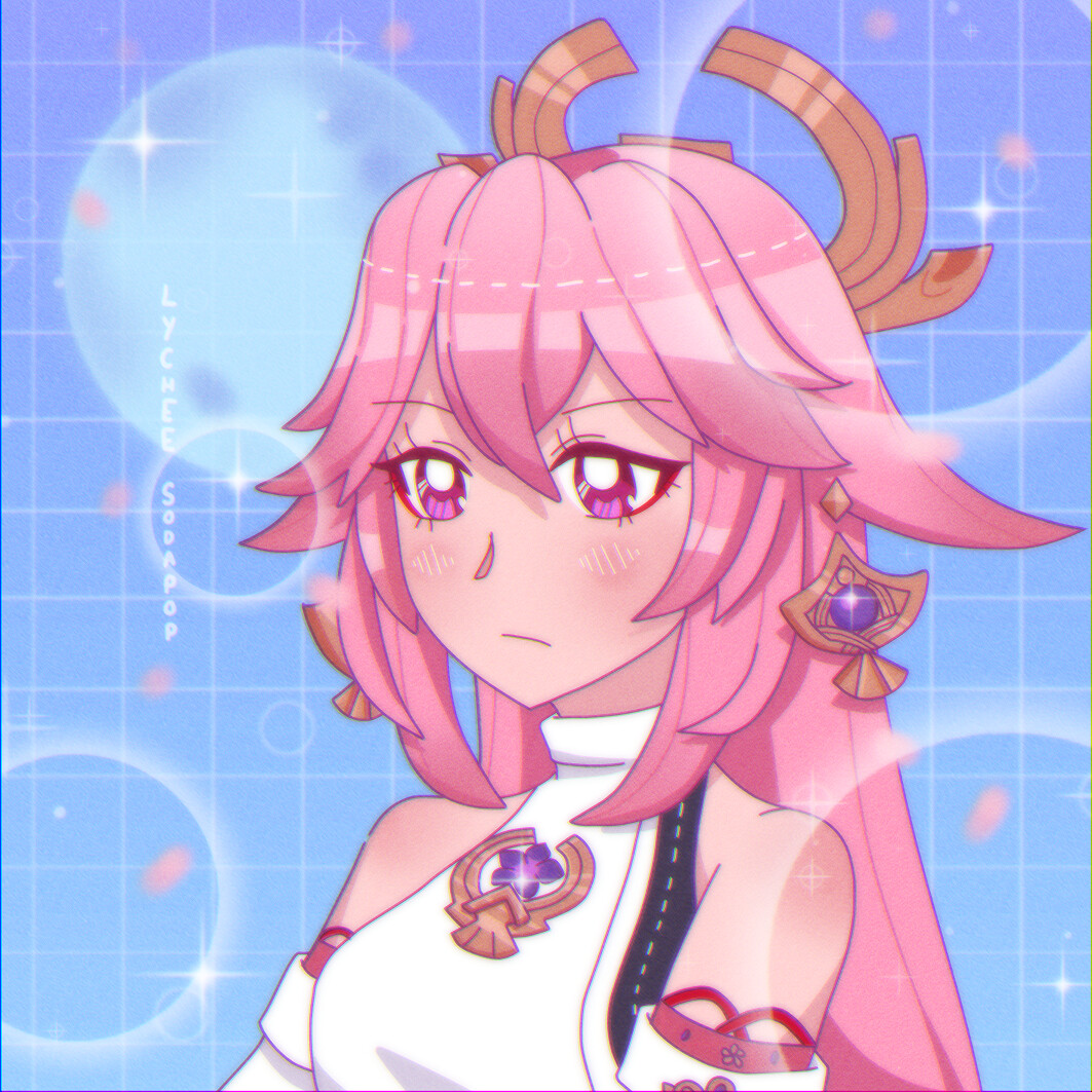 ArtStation - Yae Miko Fanart - Genshin Impact