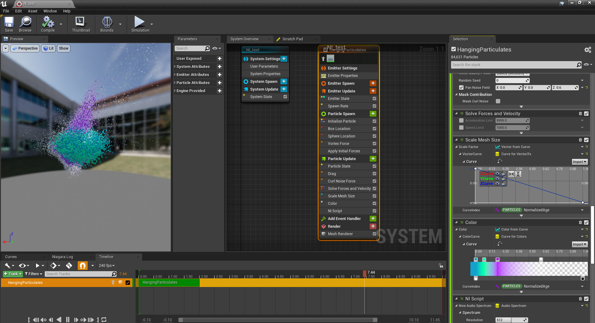 Rafael Akira Imai Rozner - Niagara Particles Audio VIsualizer