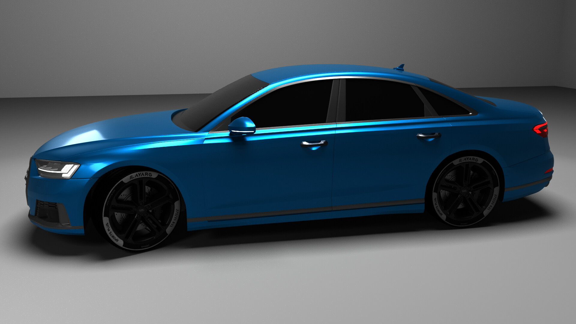 Ilaya Bharathi R G - AUDI S8-CAR 3D MODEL by IlayaRG