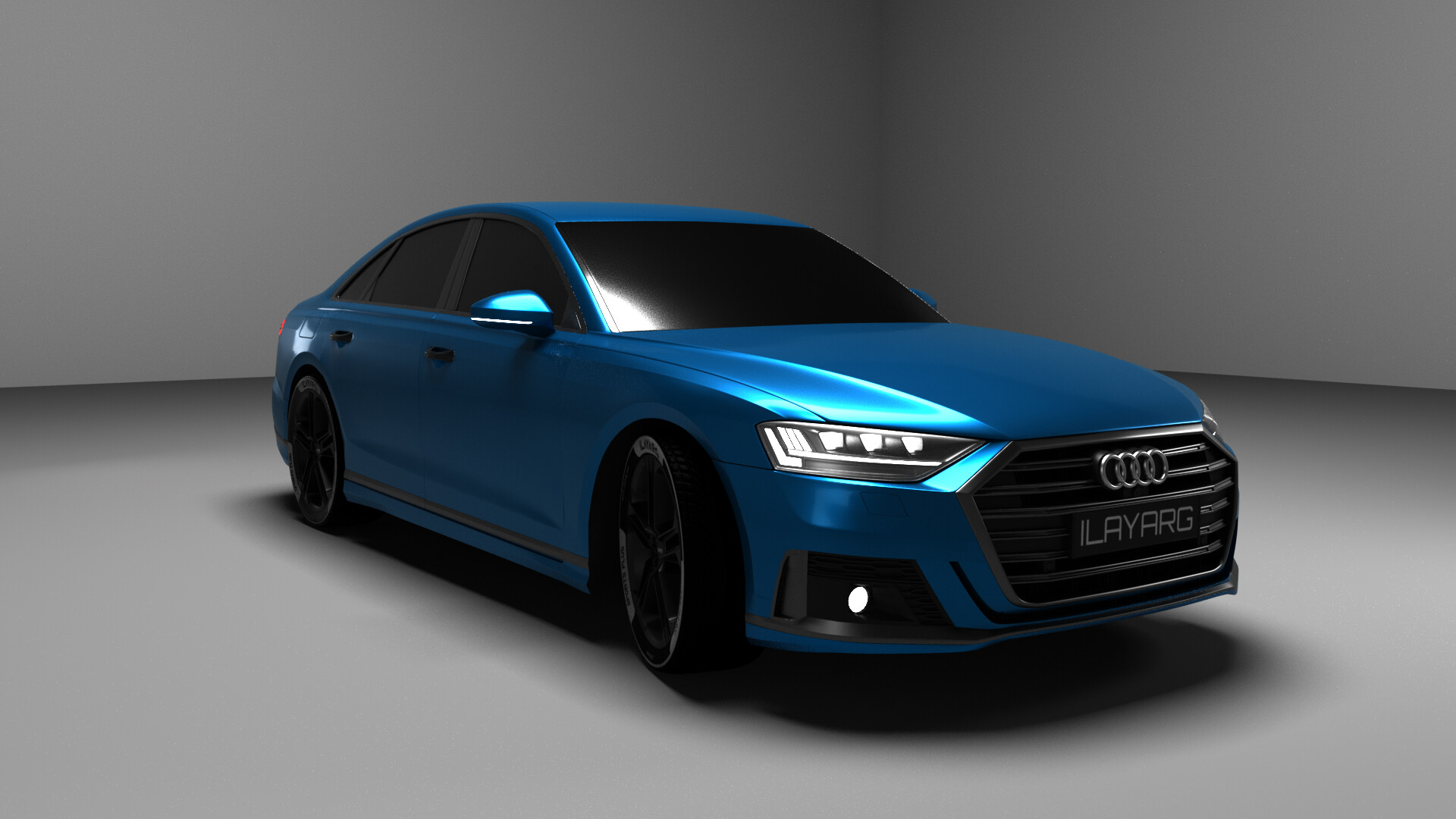 Ilaya Bharathi R G - AUDI S8-CAR 3D MODEL by IlayaRG