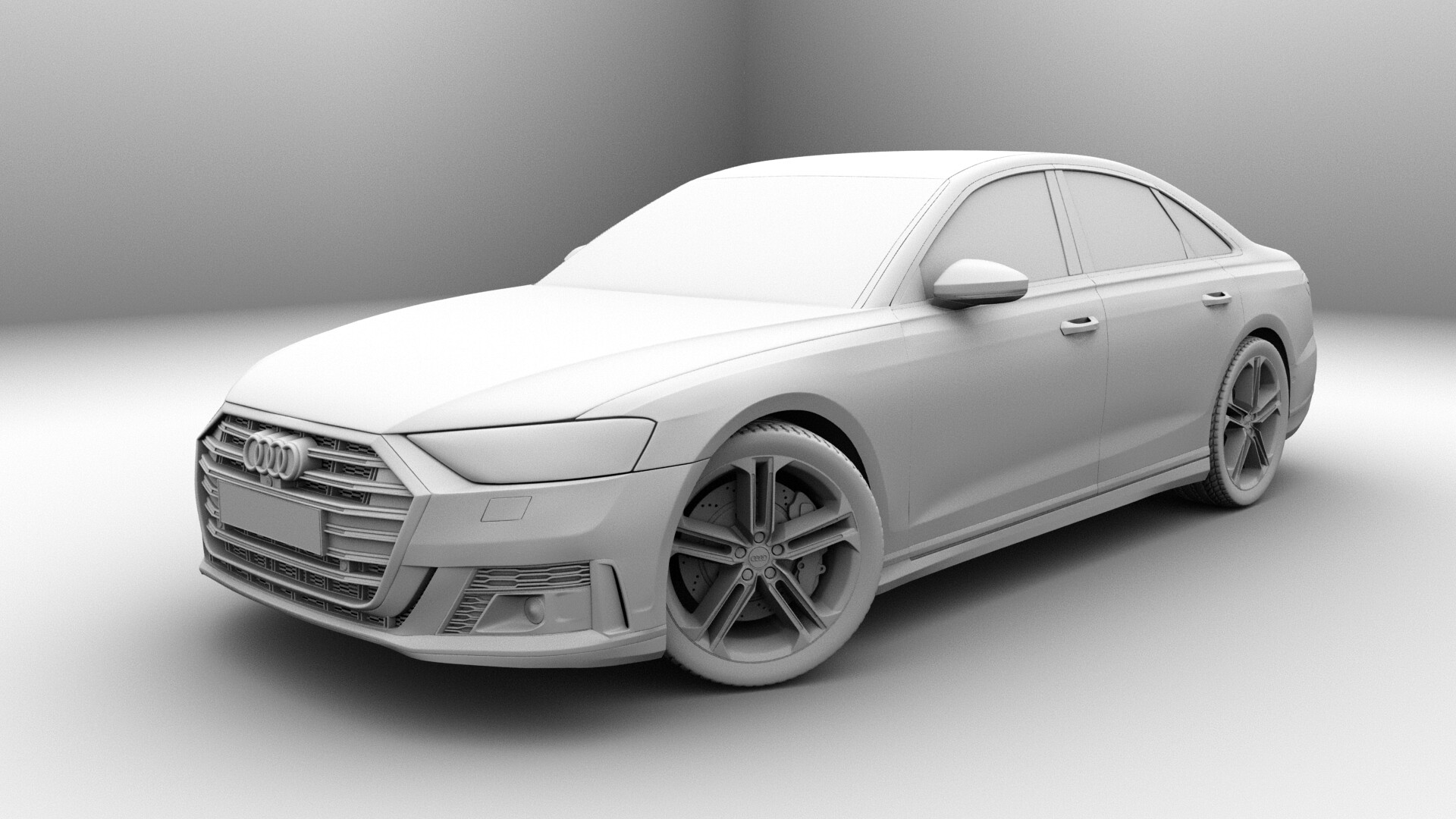 Ilaya Bharathi R G - AUDI S8-CAR 3D MODEL by IlayaRG