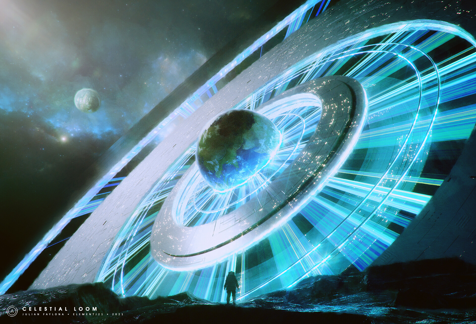 Foundation - Star Bridge Concept Art by Paul Chadeisson : SuperStructures