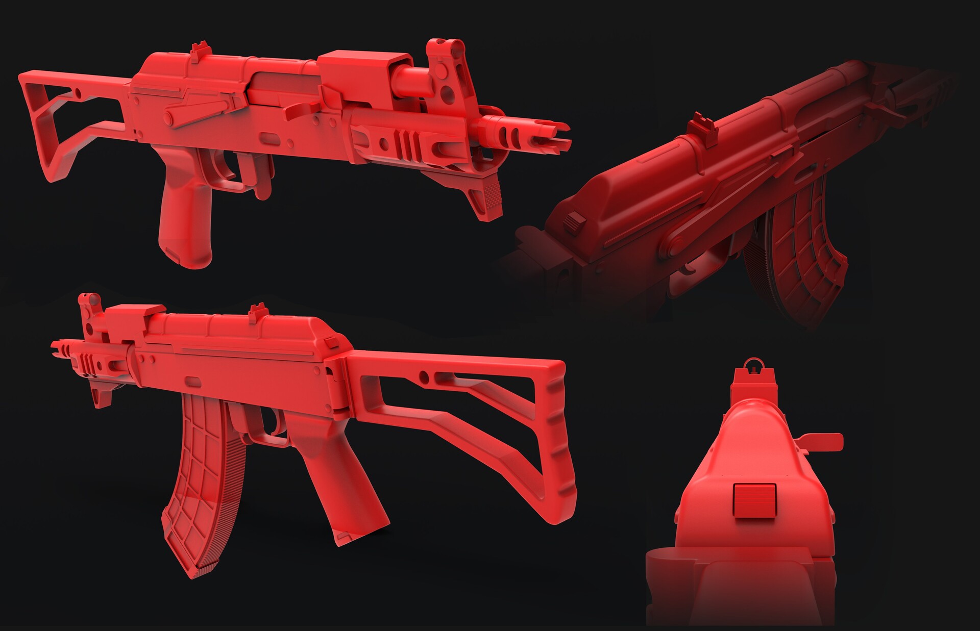 ArtStation - Micro Draco AK (WIP)
