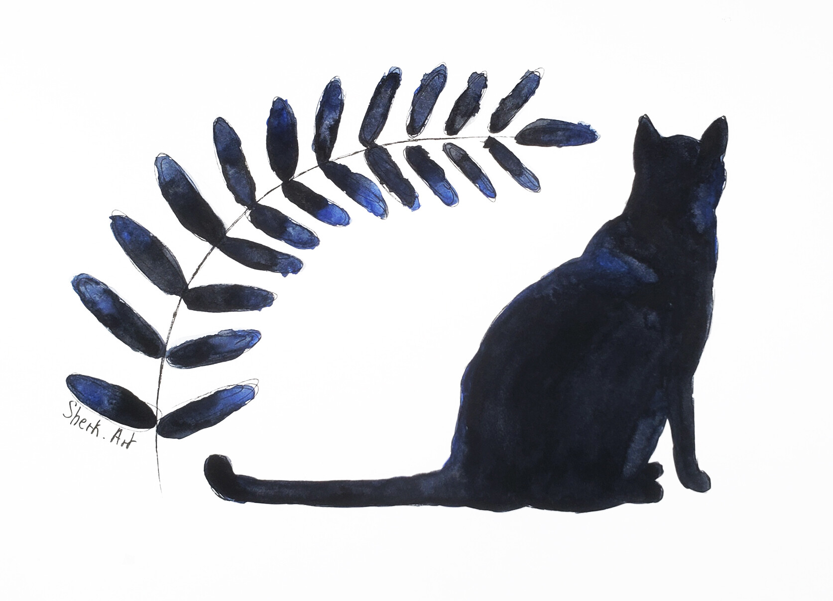 ArtStation - Blue Cat