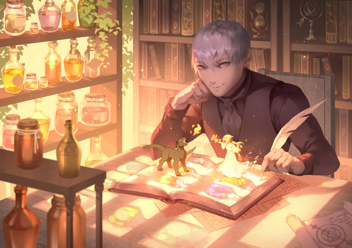 ArtStation - The Ink Apprentice_ study