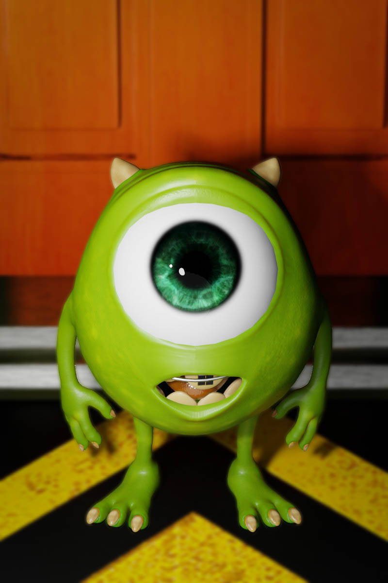 Little Mike Wazowski Wallpaper