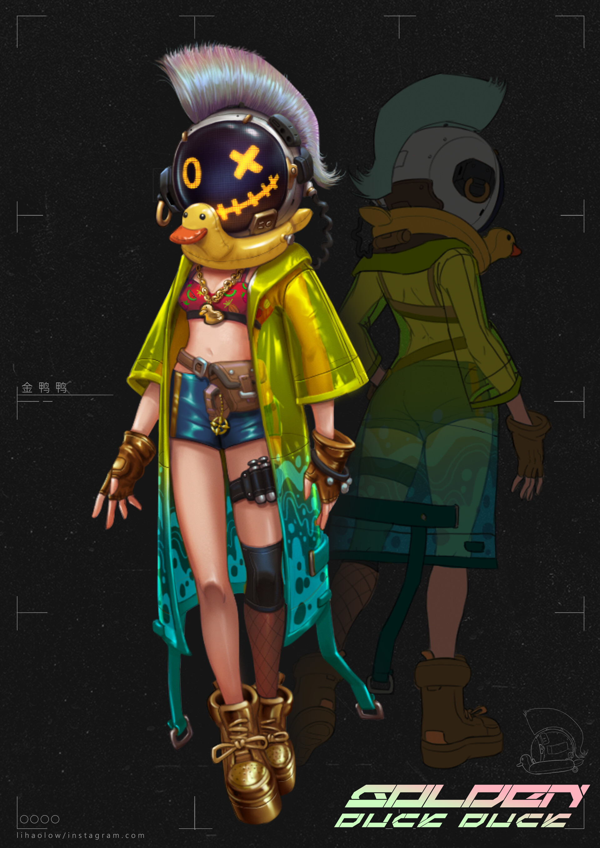 ArtStation - DJ Golden Duck Duck